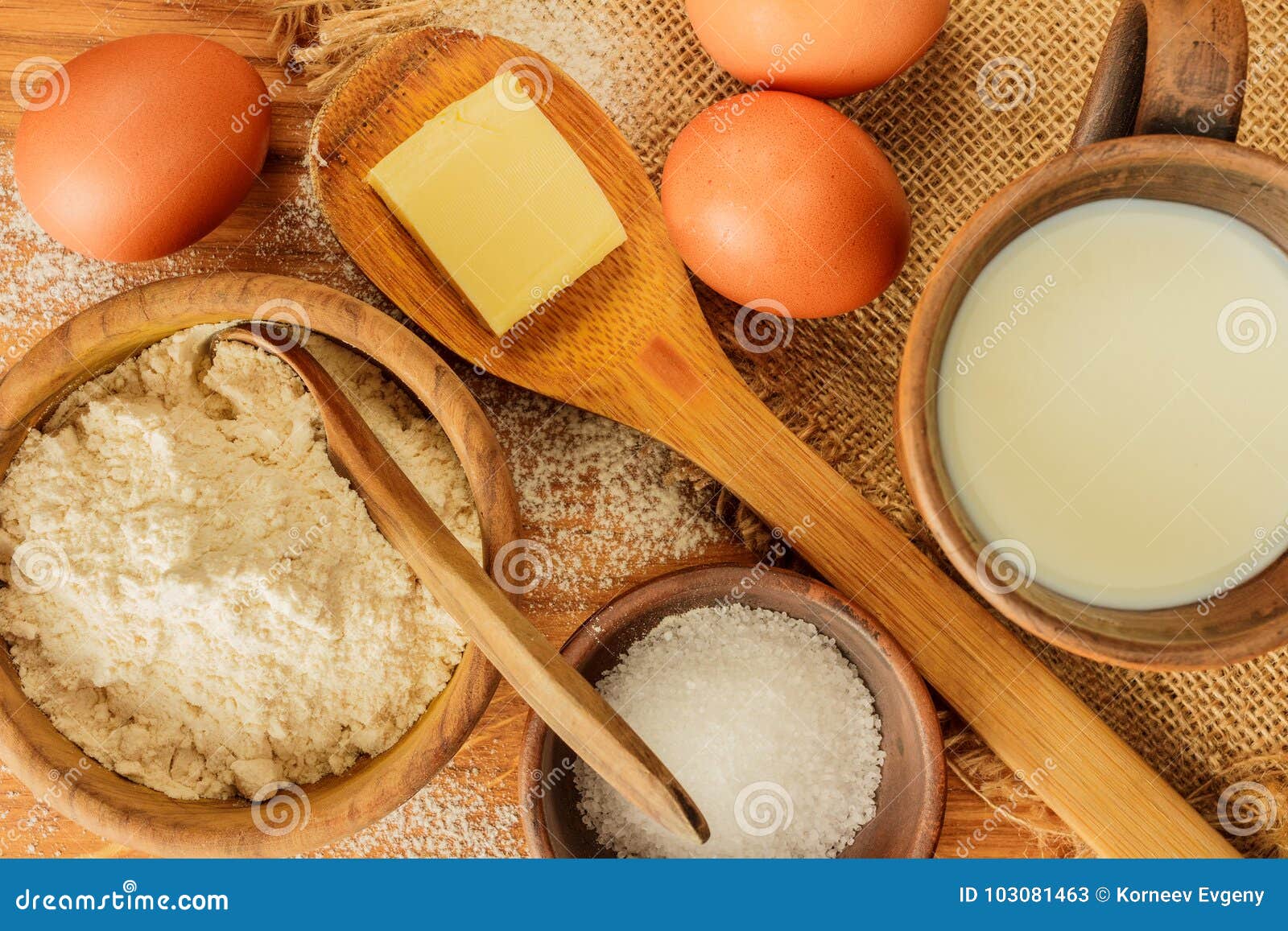 Components for Making Bread at Home. the Food Composition. Low ...