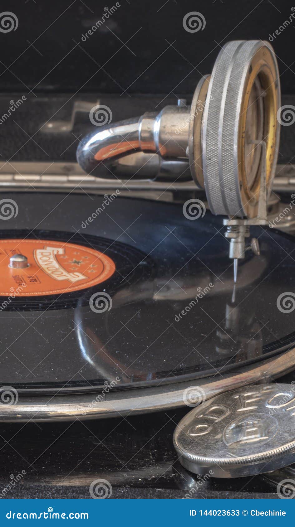 Components of an Old Gramophone from the Company Odeon from Germany in ...