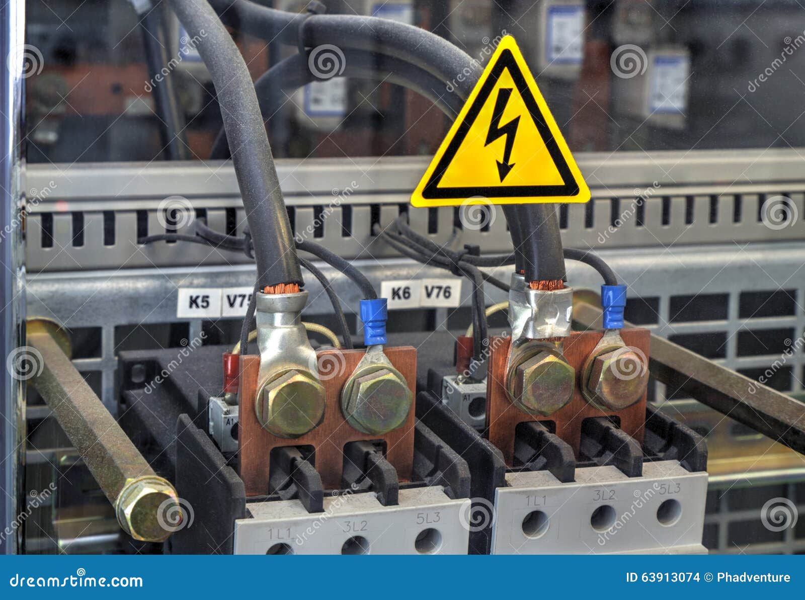 Busbar, Support And Distribution Equipment. High Voltage Transformer ...