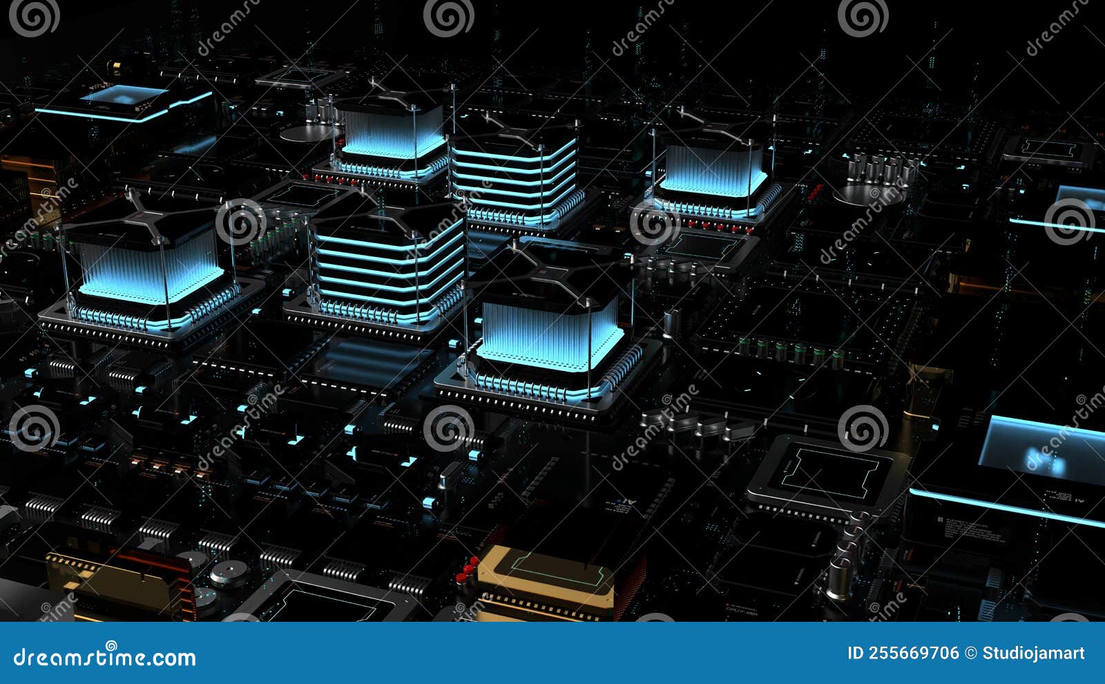 Components Of A Quantum Radar System On Table Royalty-Free Stock Photo ...