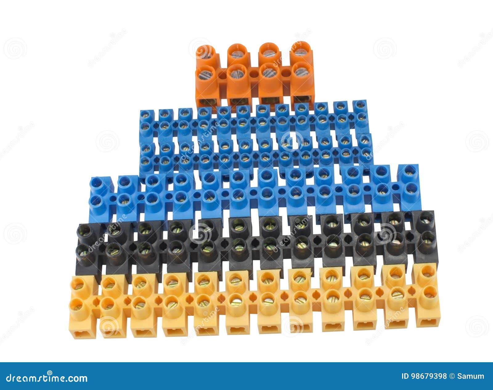 Components for Use in Electrical Installations Stock Photo - Image of ...