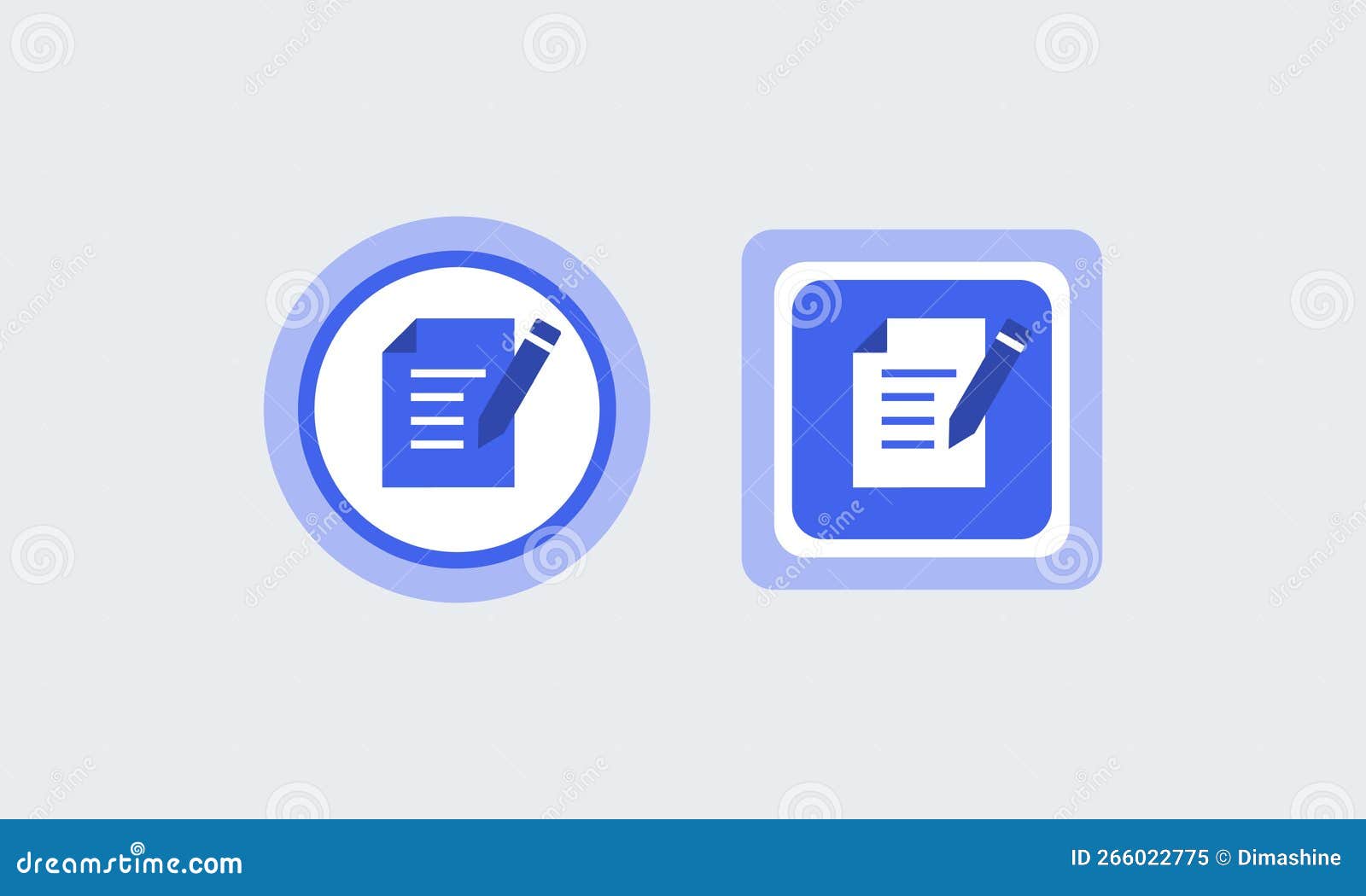 Compose Document Contract Write Icon. File Sign Note with Pencil Vector ...