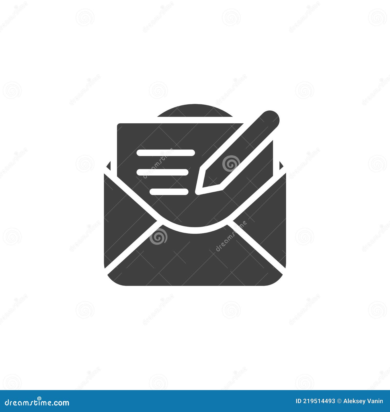 Compose email vector icon stock vector. Illustration of compose - 219514493 Compose email vector icon stock vector. Illustration of compose - 219514493