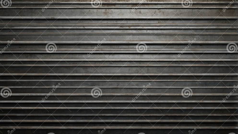 Gridiron Symphony: Steel Background Texture. AI Generate Stock ...