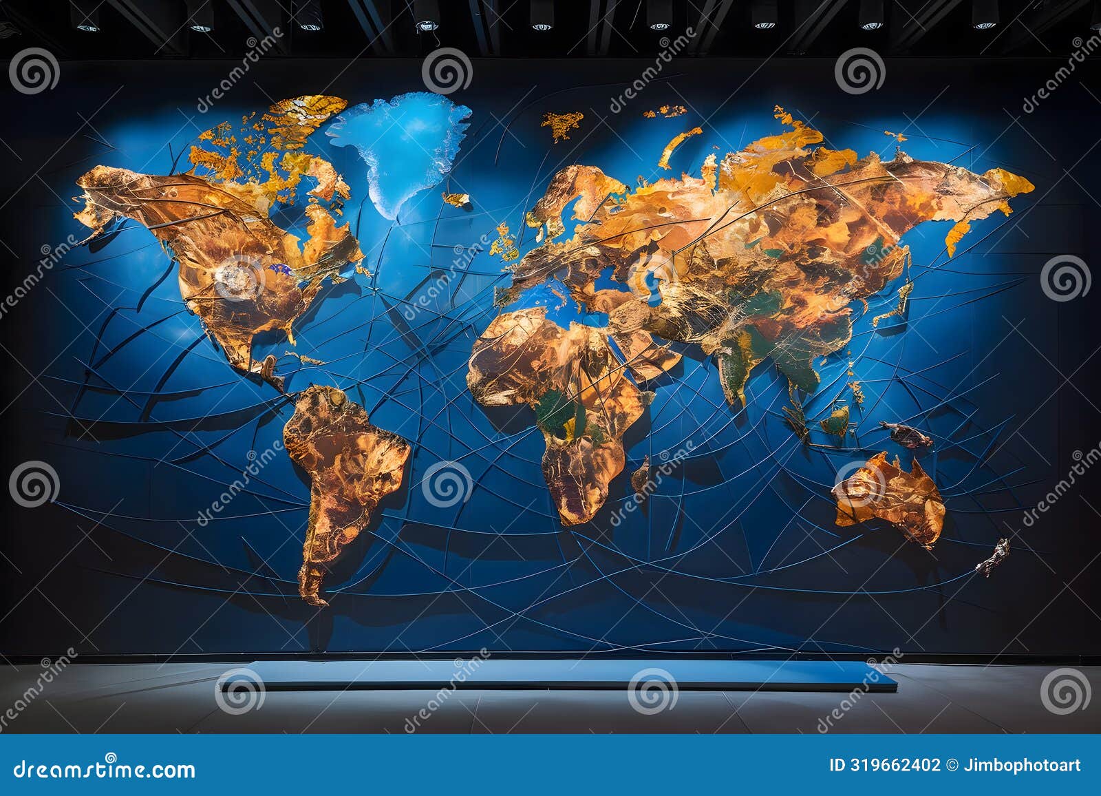 Compose a Visually Arresting Artwork Symbolizing the Interconnectedness ...