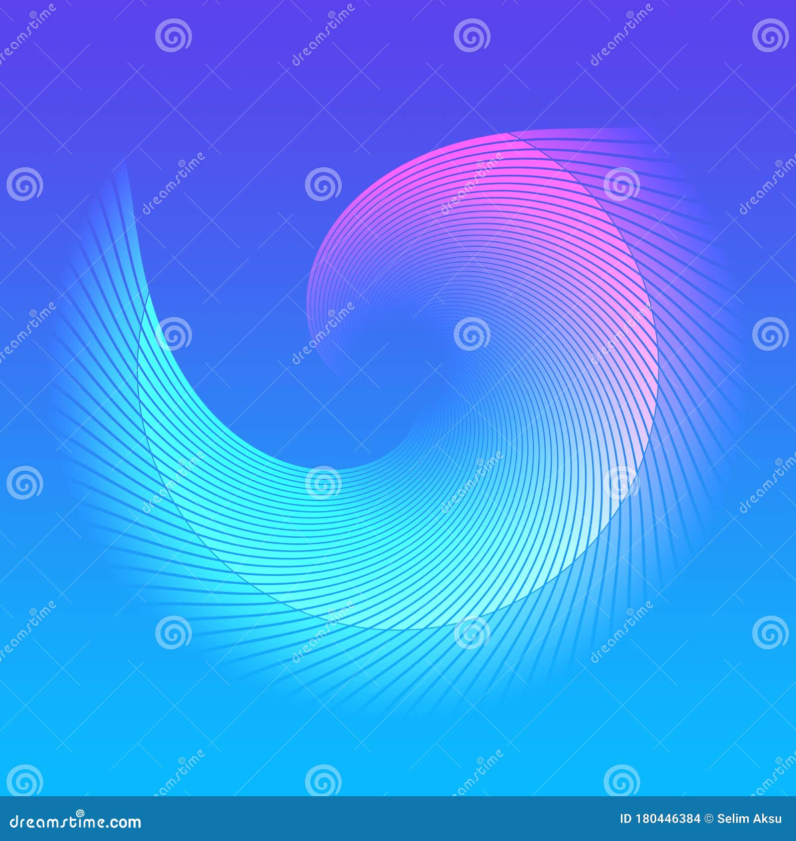 Composed Of Many Colors. Harmonious Cycle Of Colored Shapes. Stock ...