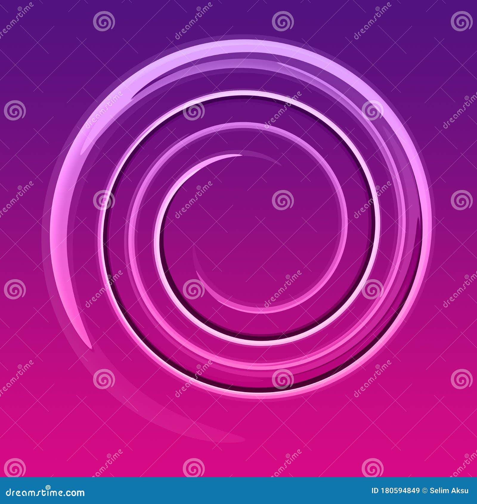 Composed of Many Colors. Harmonious Cycle of Colored Shapes Stock ...