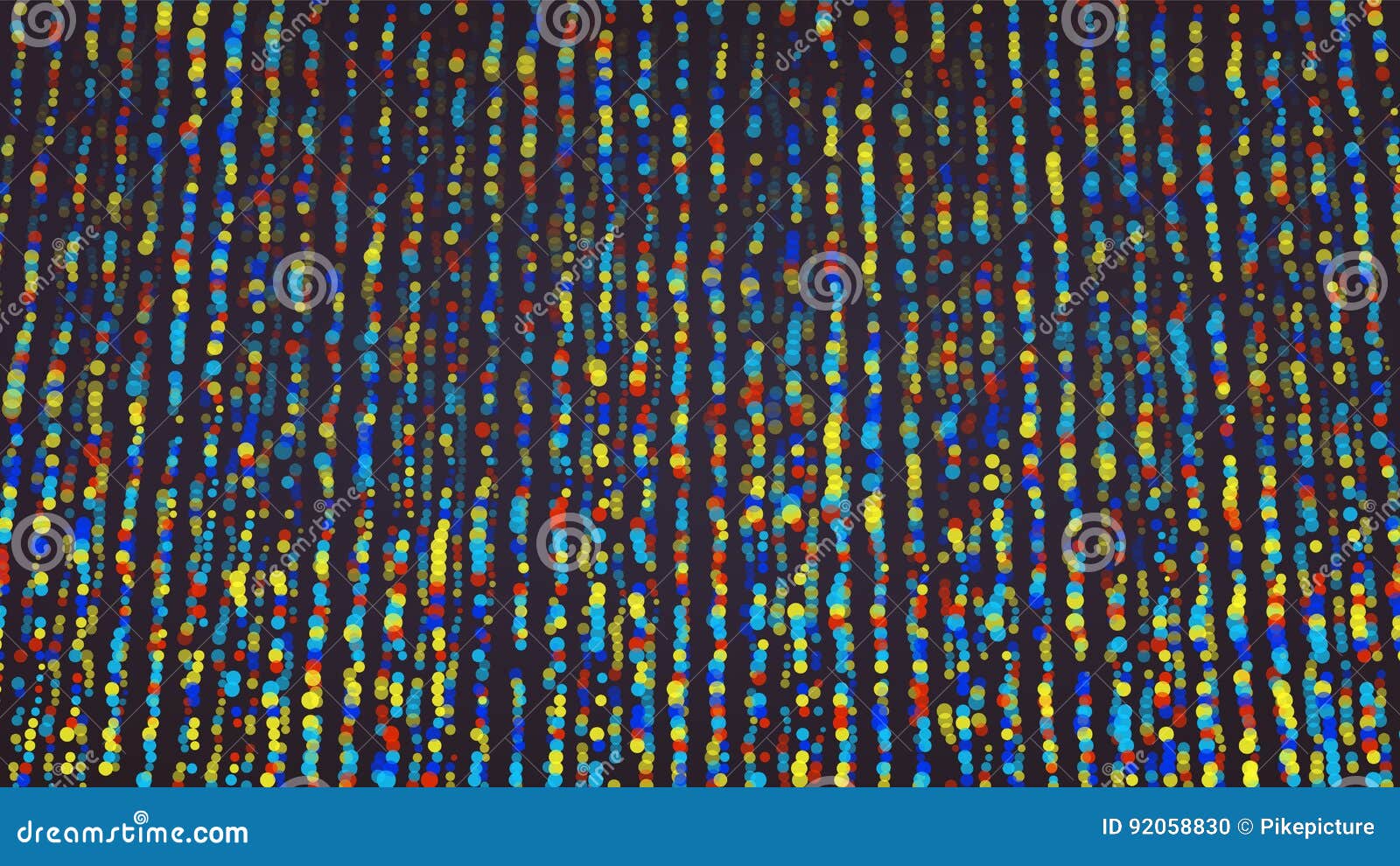 Composed of Particles. Abstract Graphic Design. Modern Sense of Science ...