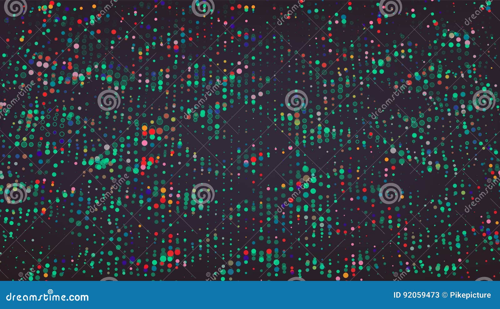 Composed of Particles. Abstract Graphic Design. Modern Sense of Science ...