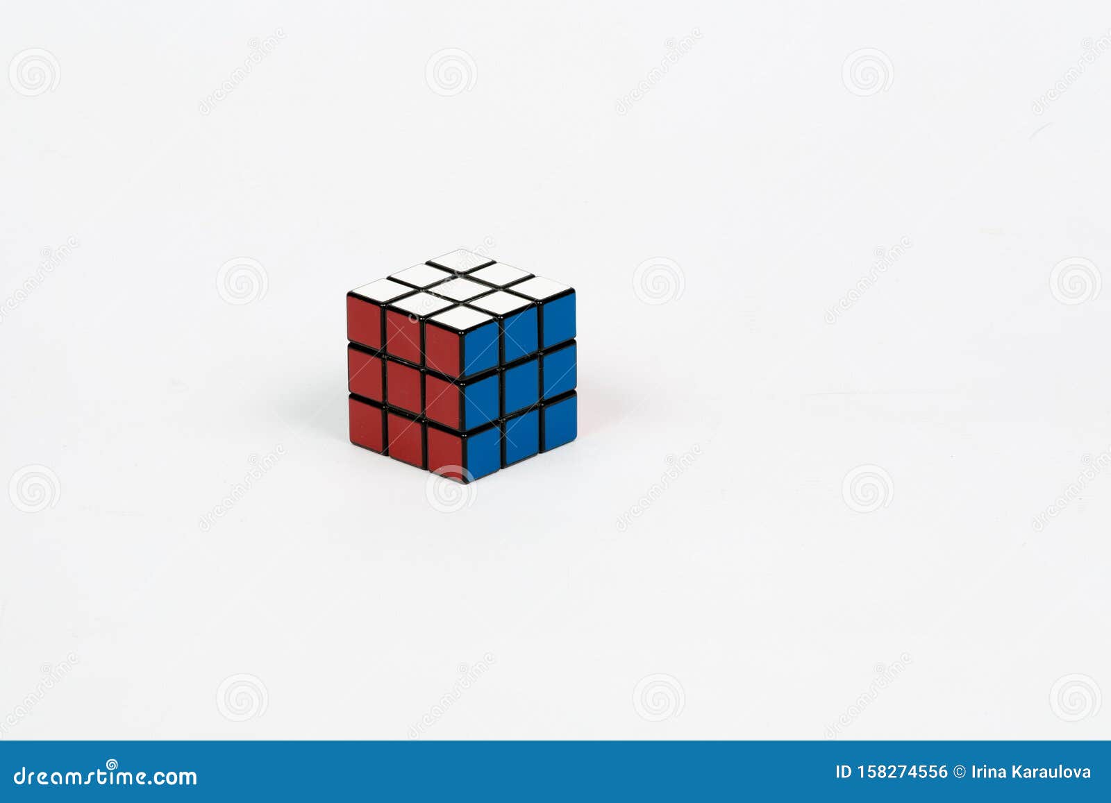 322 Rubik's Cube Blue White Background Stock Photos - Free & Royalty ...