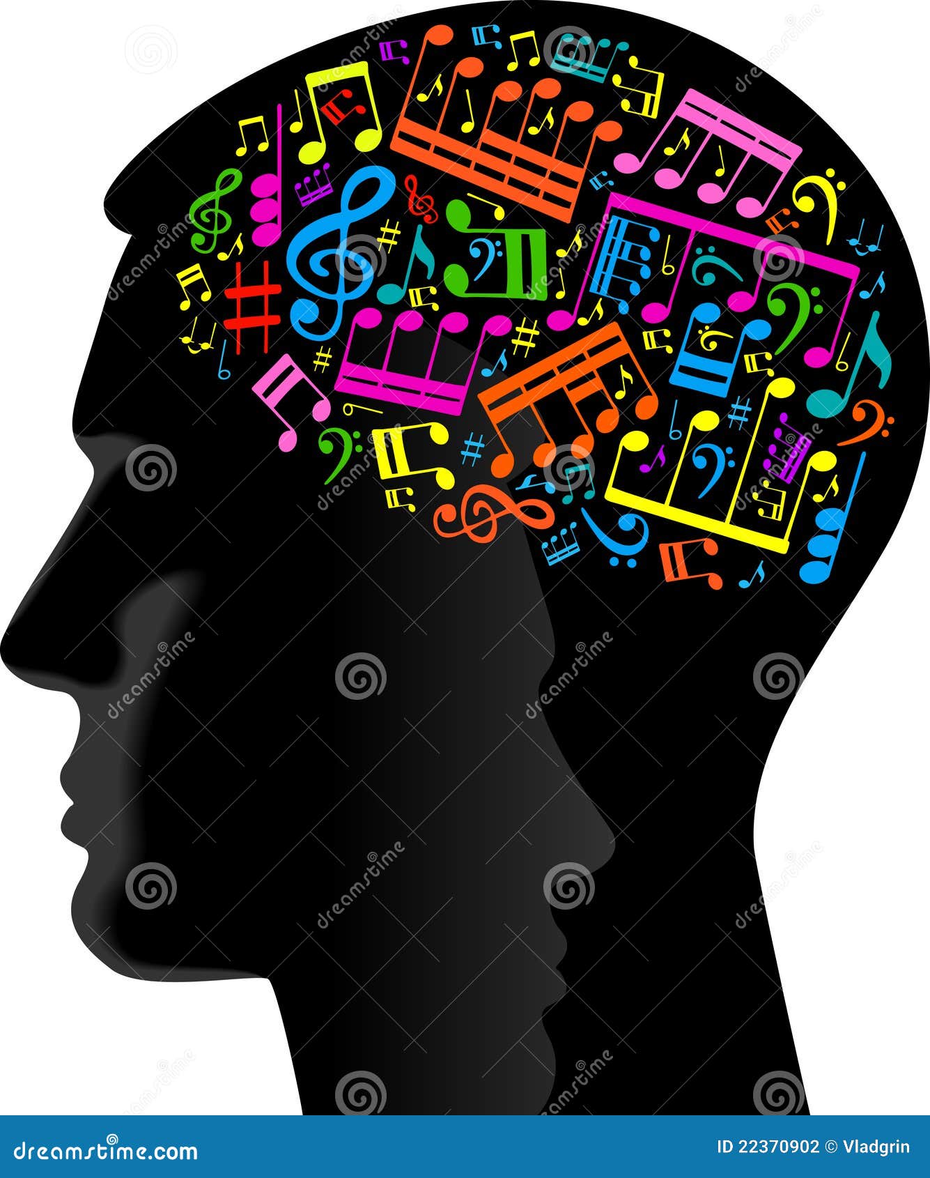 Composer stock vector. Illustration of notes, composition - 22370902