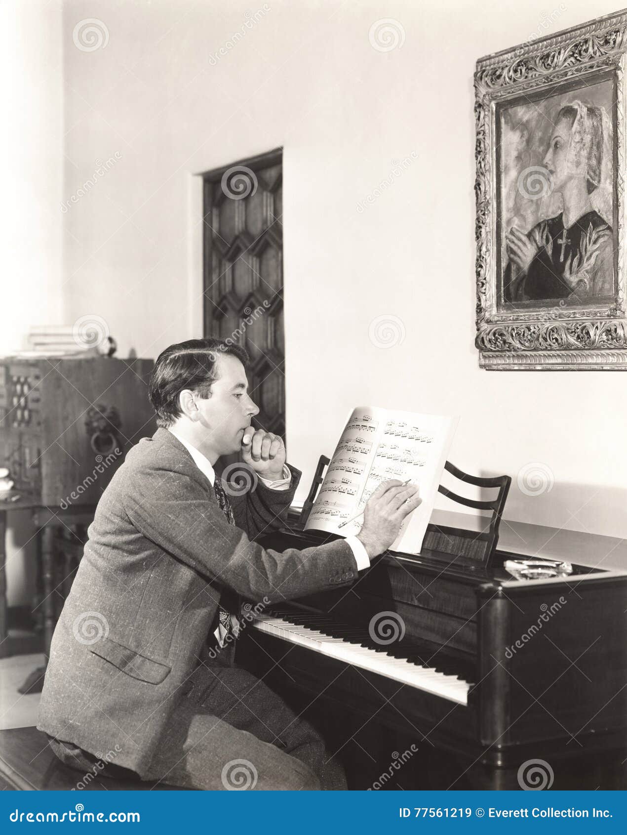 Composer at work stock image. Image of fashioned, boat - 77561219