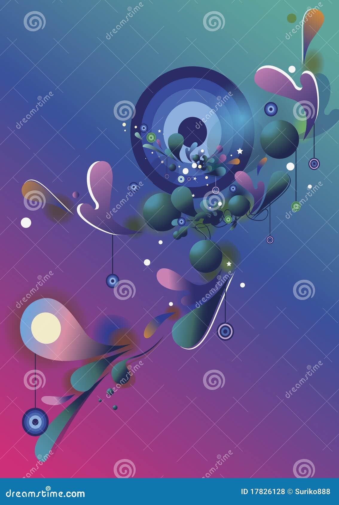 Composición abstracta ilustración del vector. Ilustración de arte ...