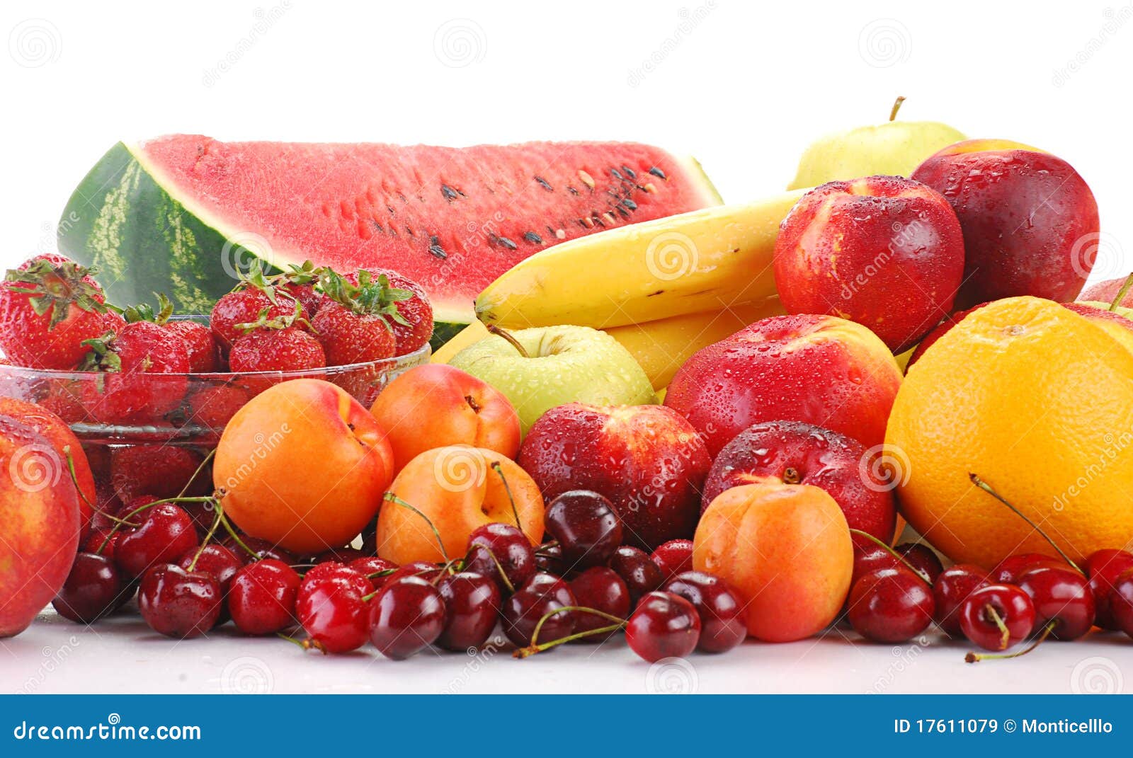 Composición con las frutas imagen de archivo. Imagen de dieta - 17611079