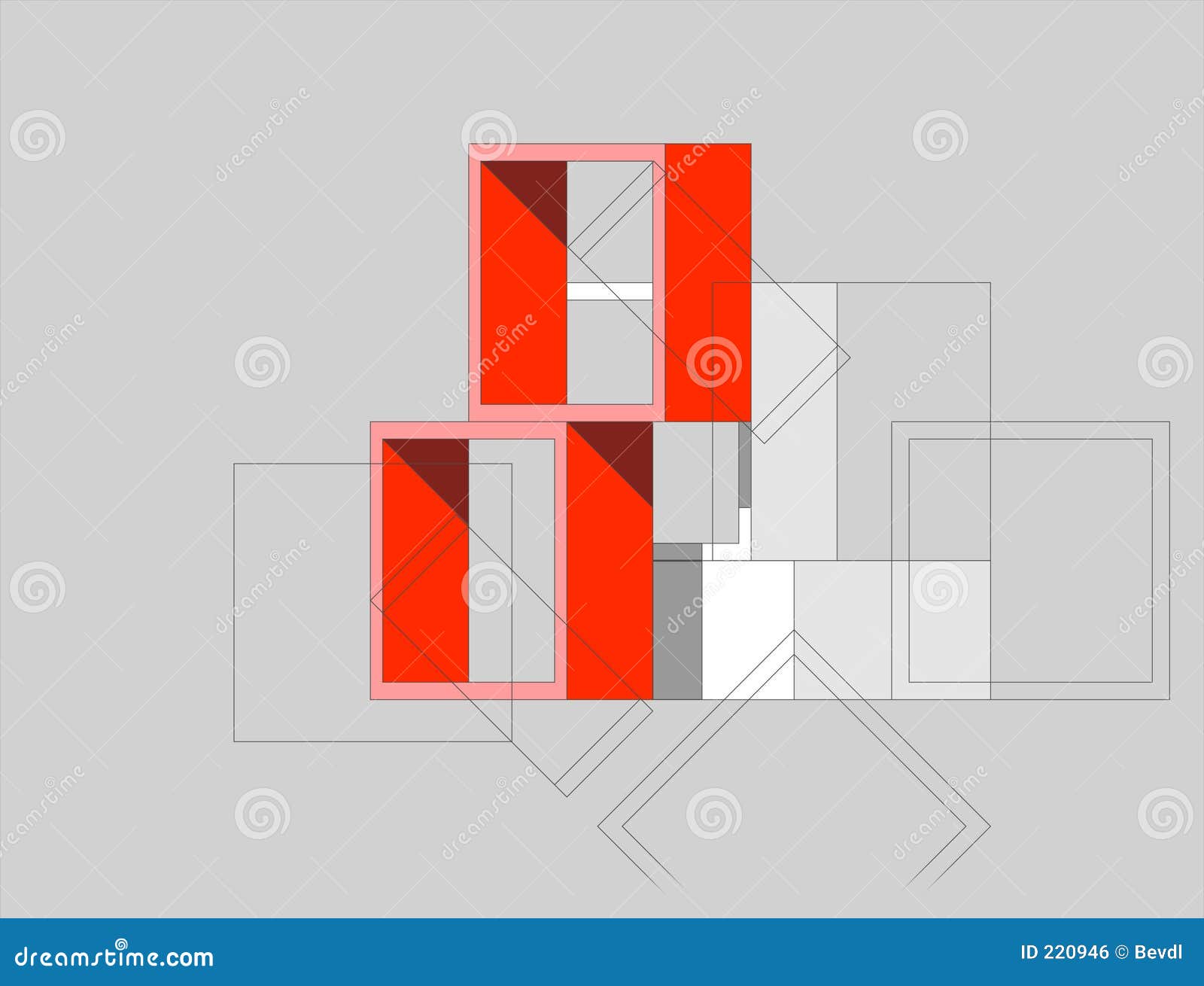 Composición - rectángulos stock de ilustración. Ilustración de ...