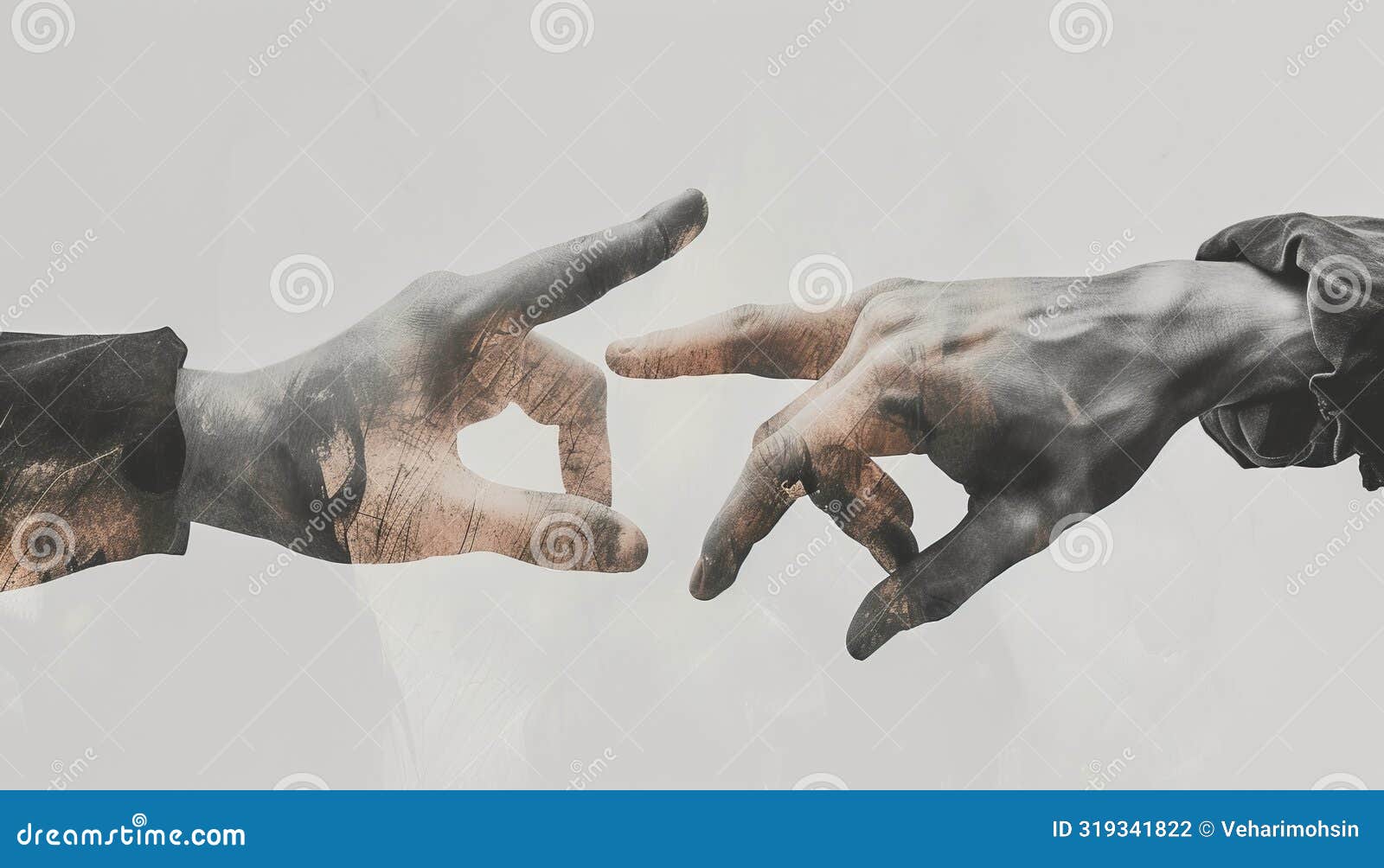 Composite Collage Picture Image Of Bossy Female Scream Order Megaphone ...