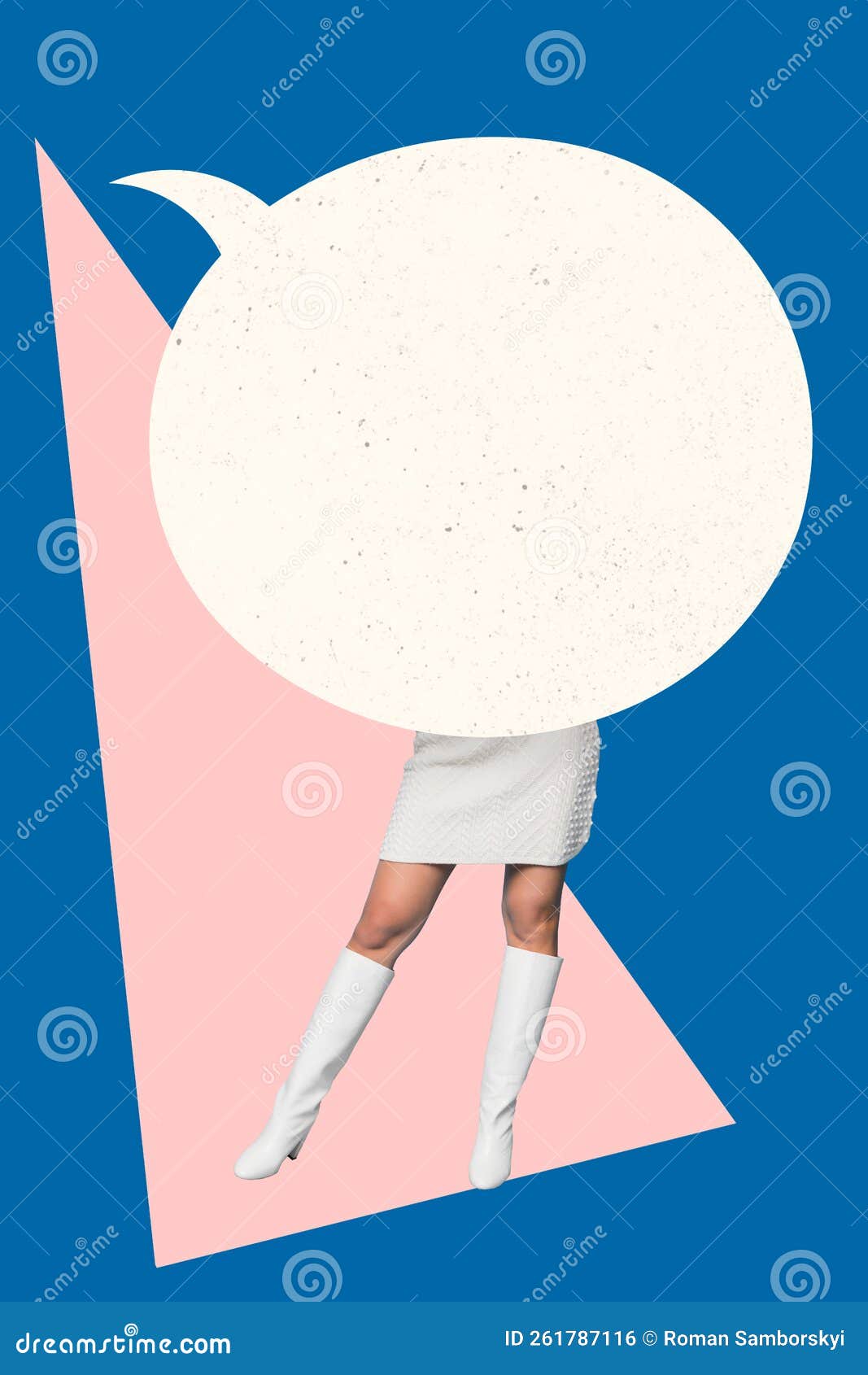 Composite Collage Picture Image of Woman Attractive Tempting Legs ...