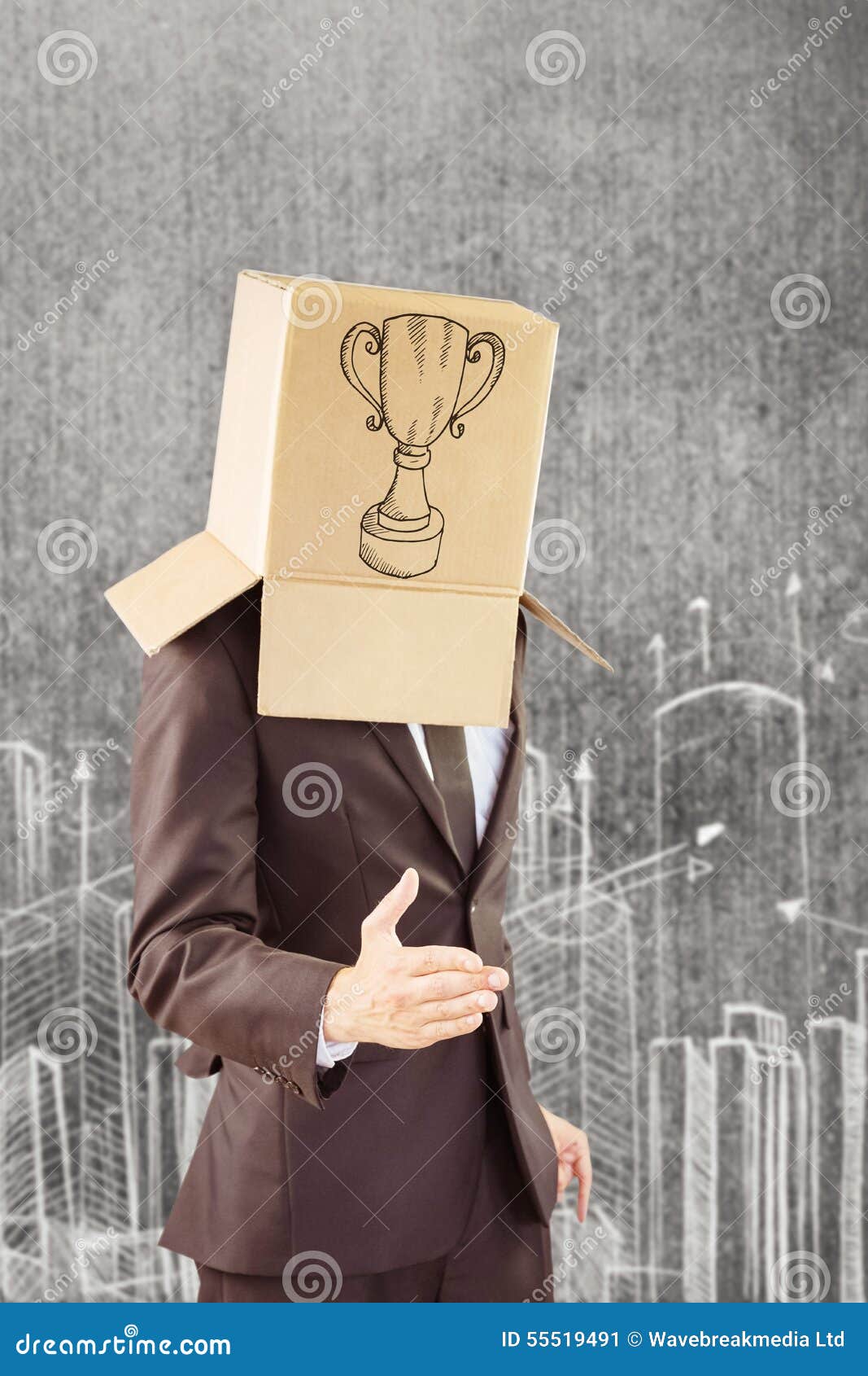 Composite Image of Anonymous Businessman Offering His Hand Stock Image ...