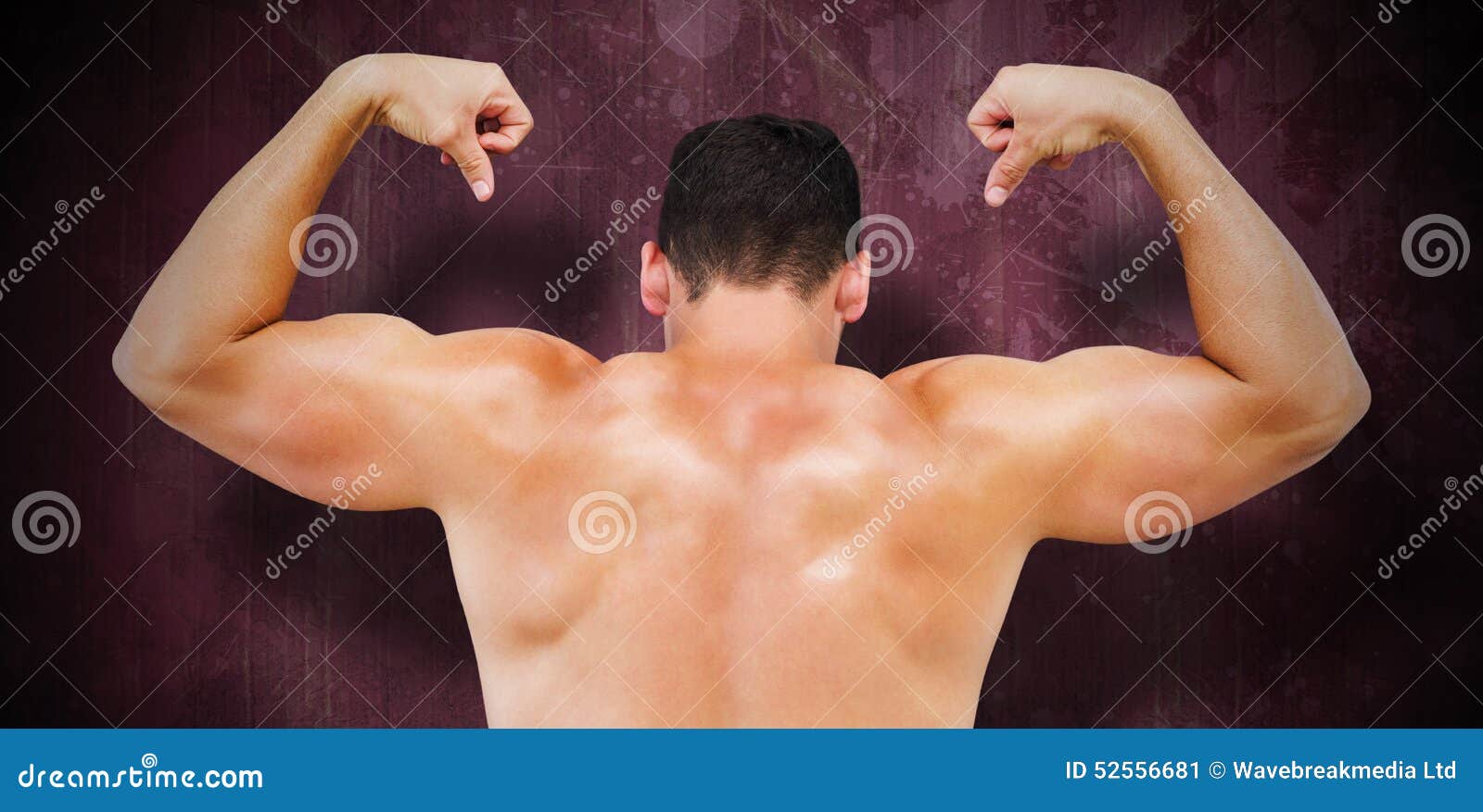 Composite Image of Attractive Bodybuilder Stock Image - Image of ...