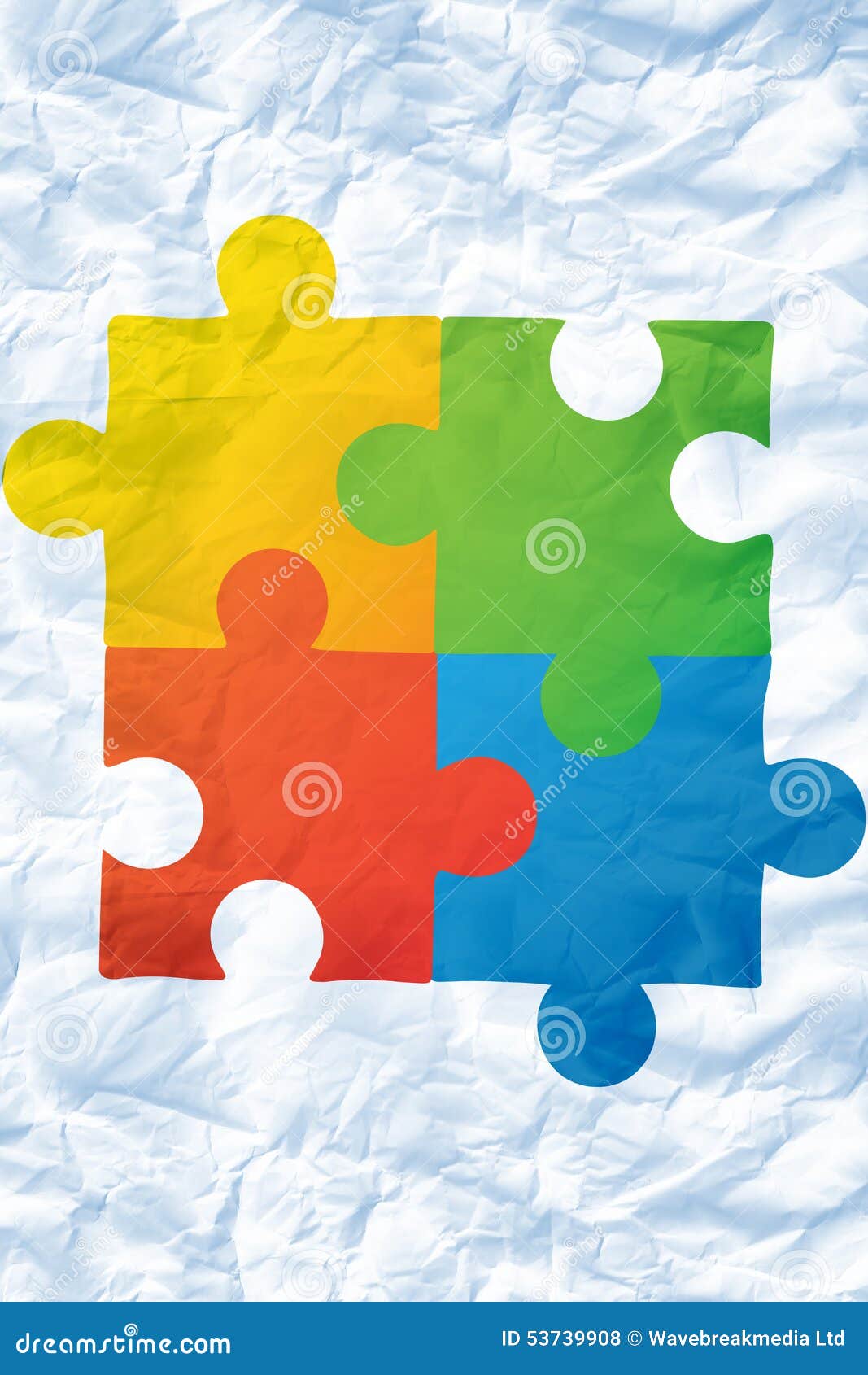 Autism Jigsaw Border Frame Royalty-Free Stock Photography ...