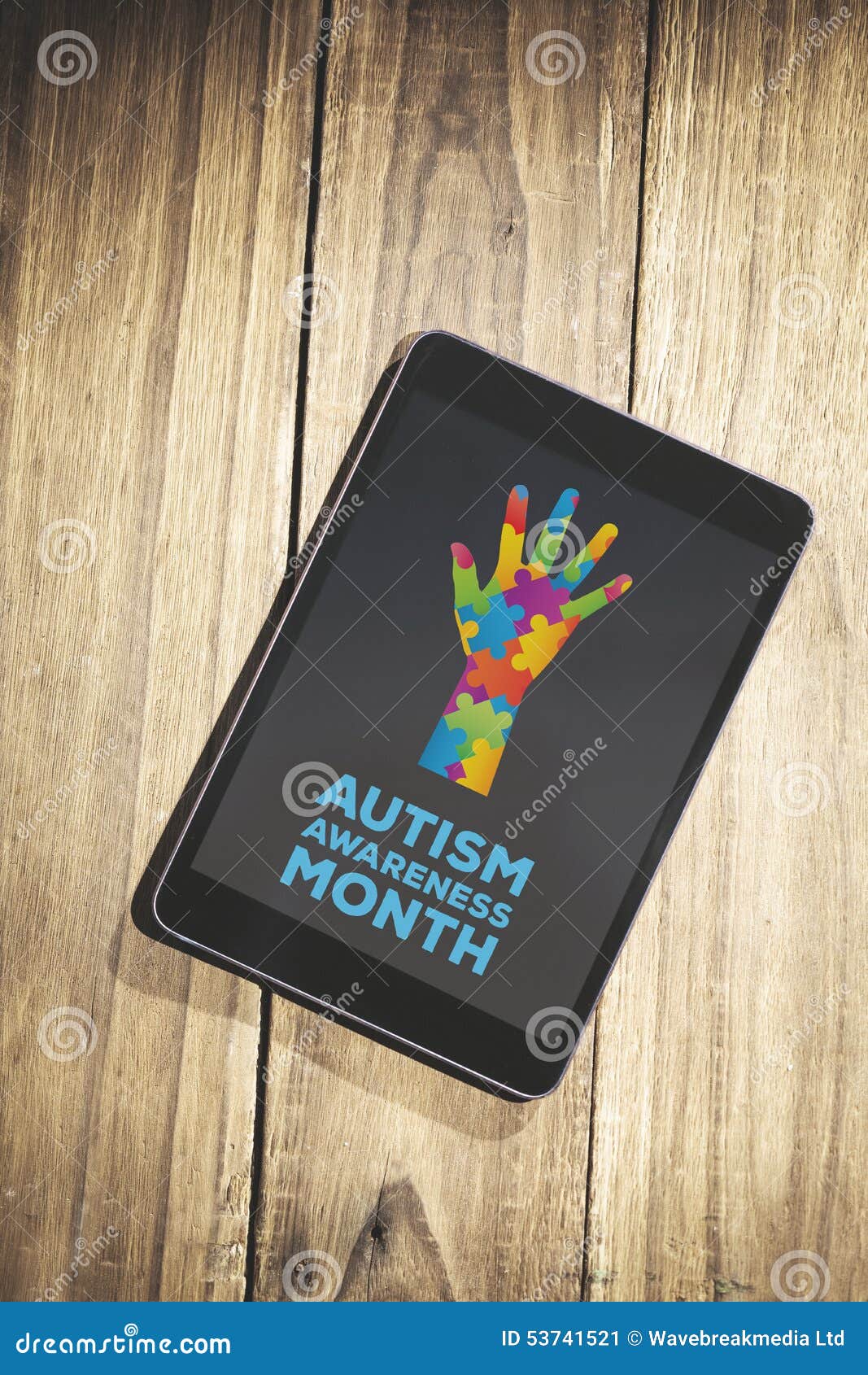 Composite Image of Autism Awareness Month Stock Image - Image of ...