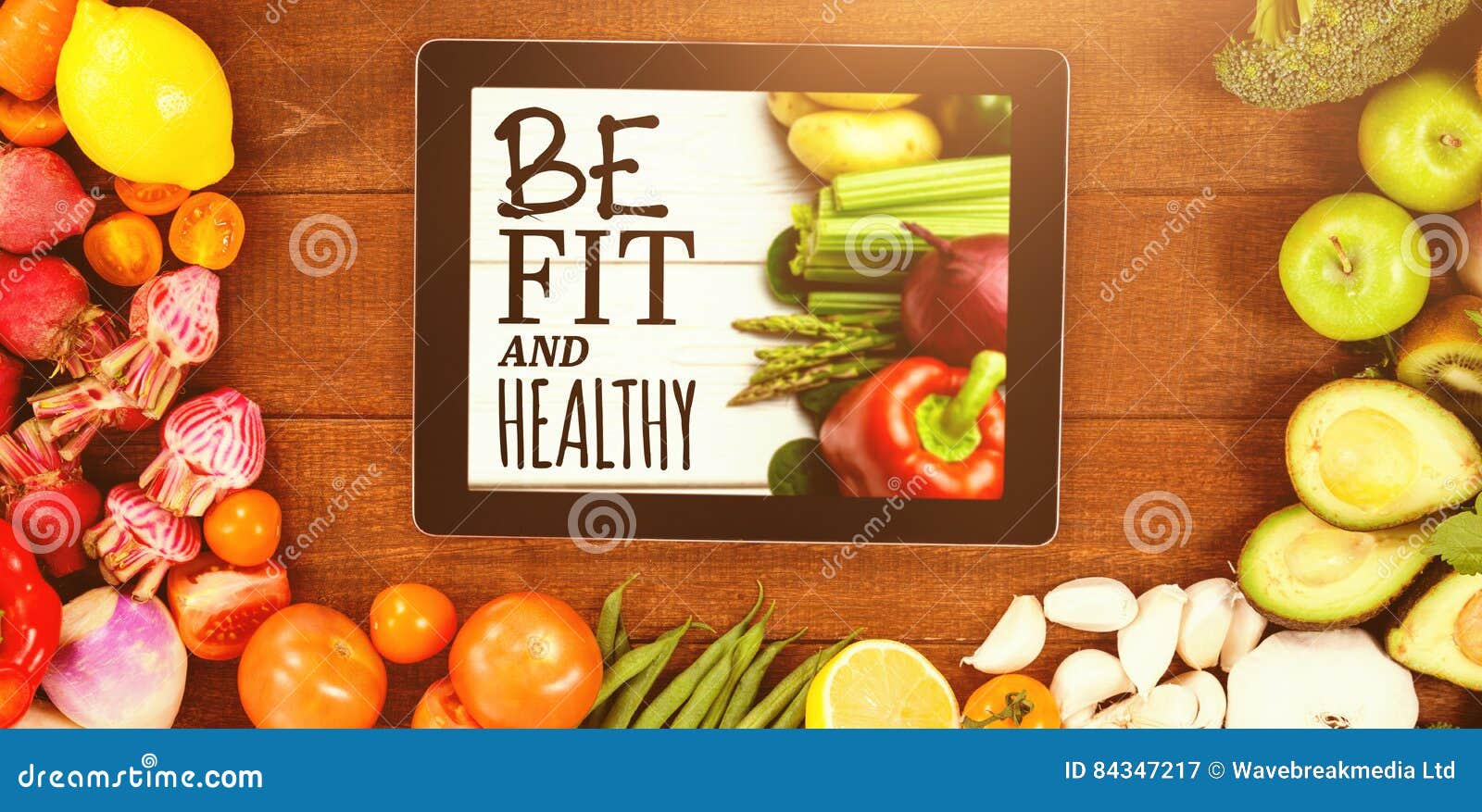 Composite Image of Be Fit and Healthy Stock Image - Image of cabbage ...