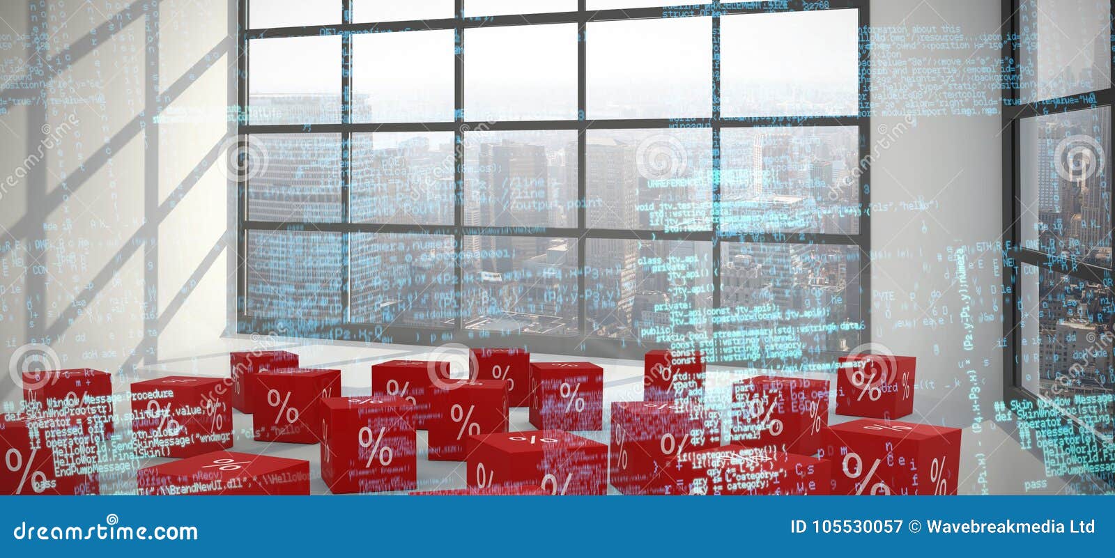 Composite Image of Composite Image of Binary Codes Stock Illustration ...