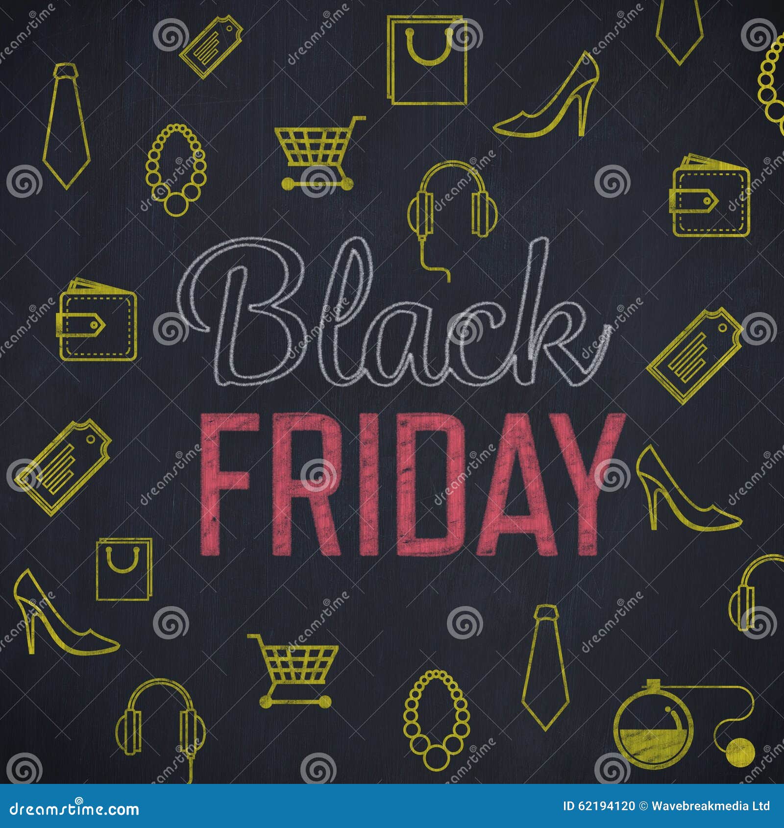 Composite Image of Black Friday Advert Stock Illustration ...