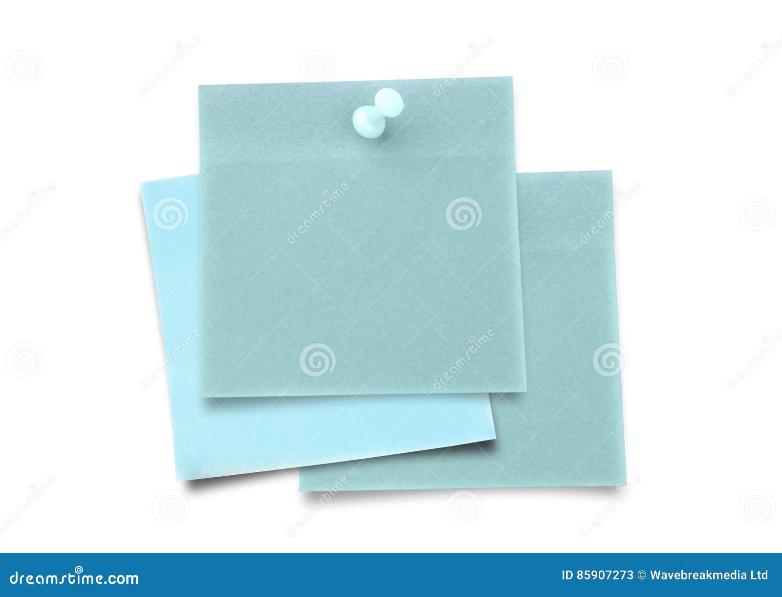 Composite Image of Blue Sticky Note Stock Image - Image of full, blue ...