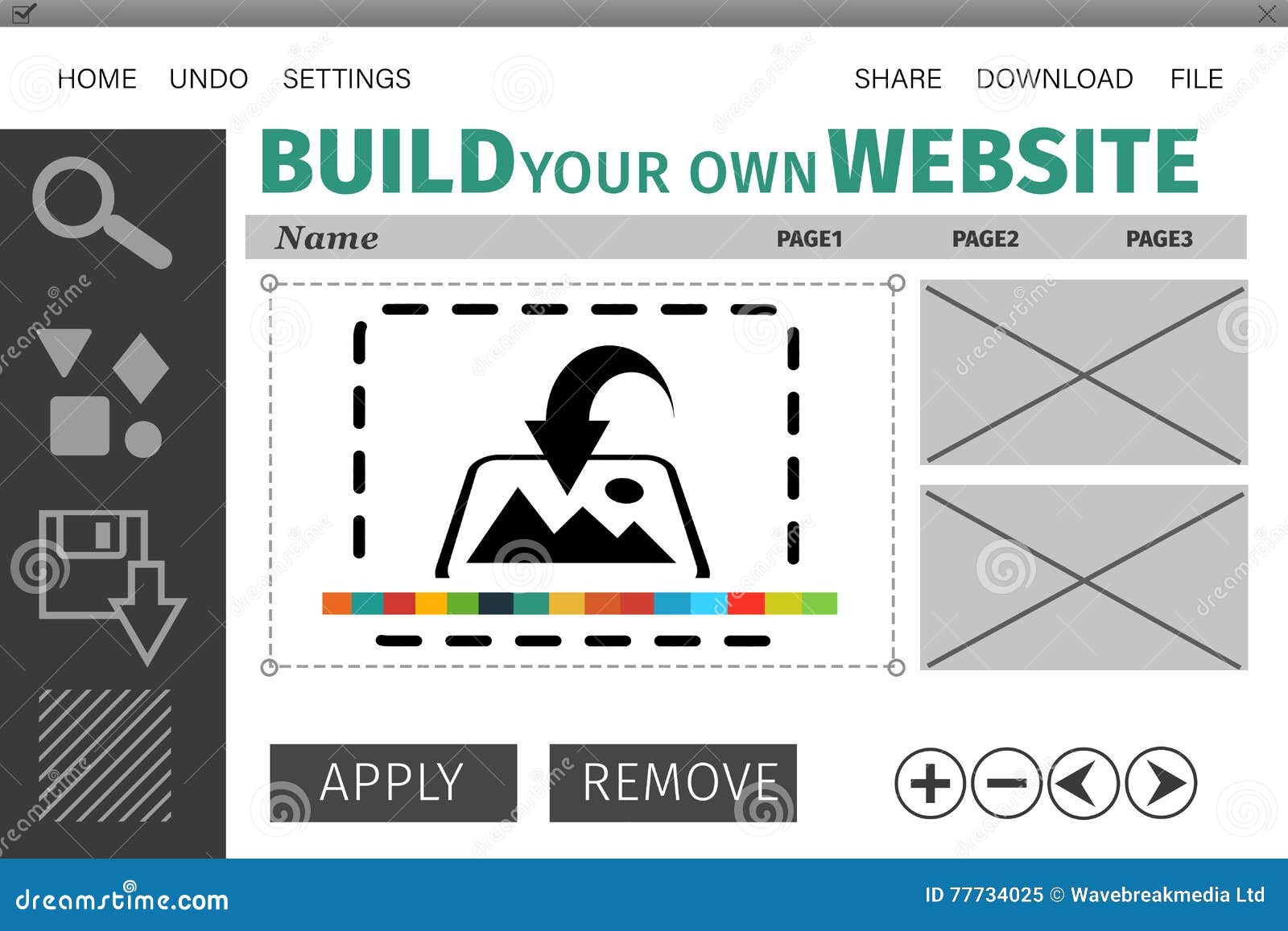 Composite Image Website Interface Stock Illustrations – 99 Composite ...