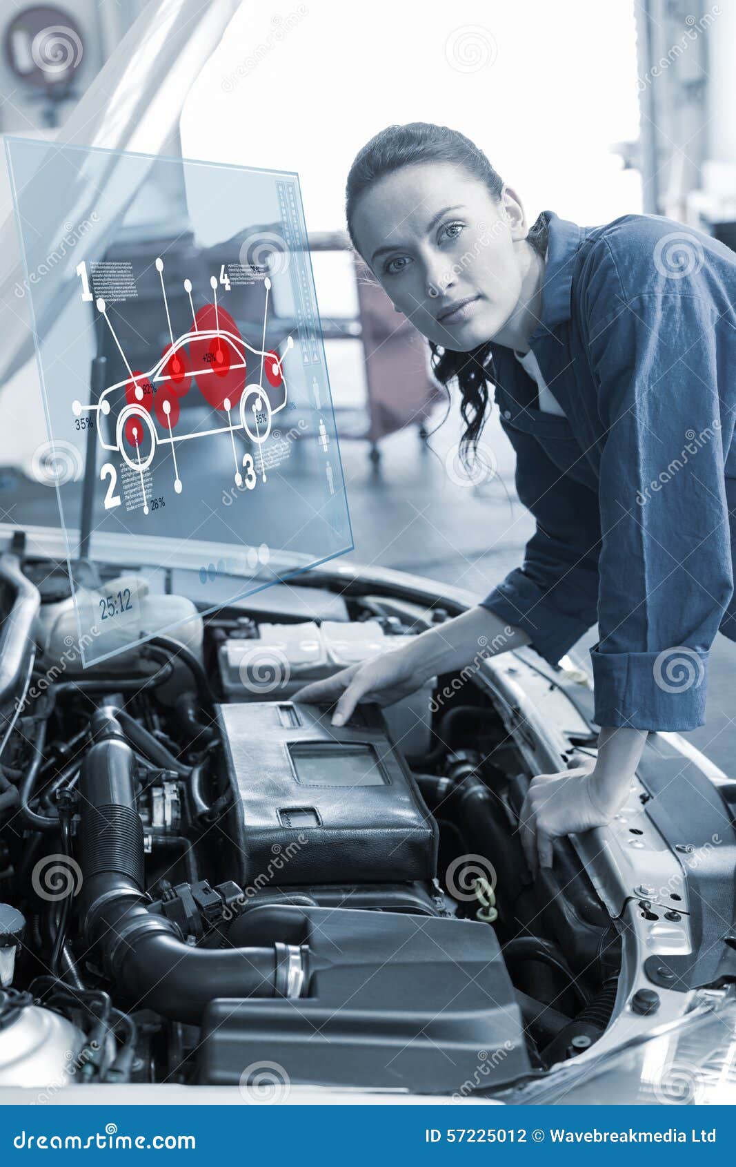 Composite Image of Car Interface Stock Photo - Image of computer ...