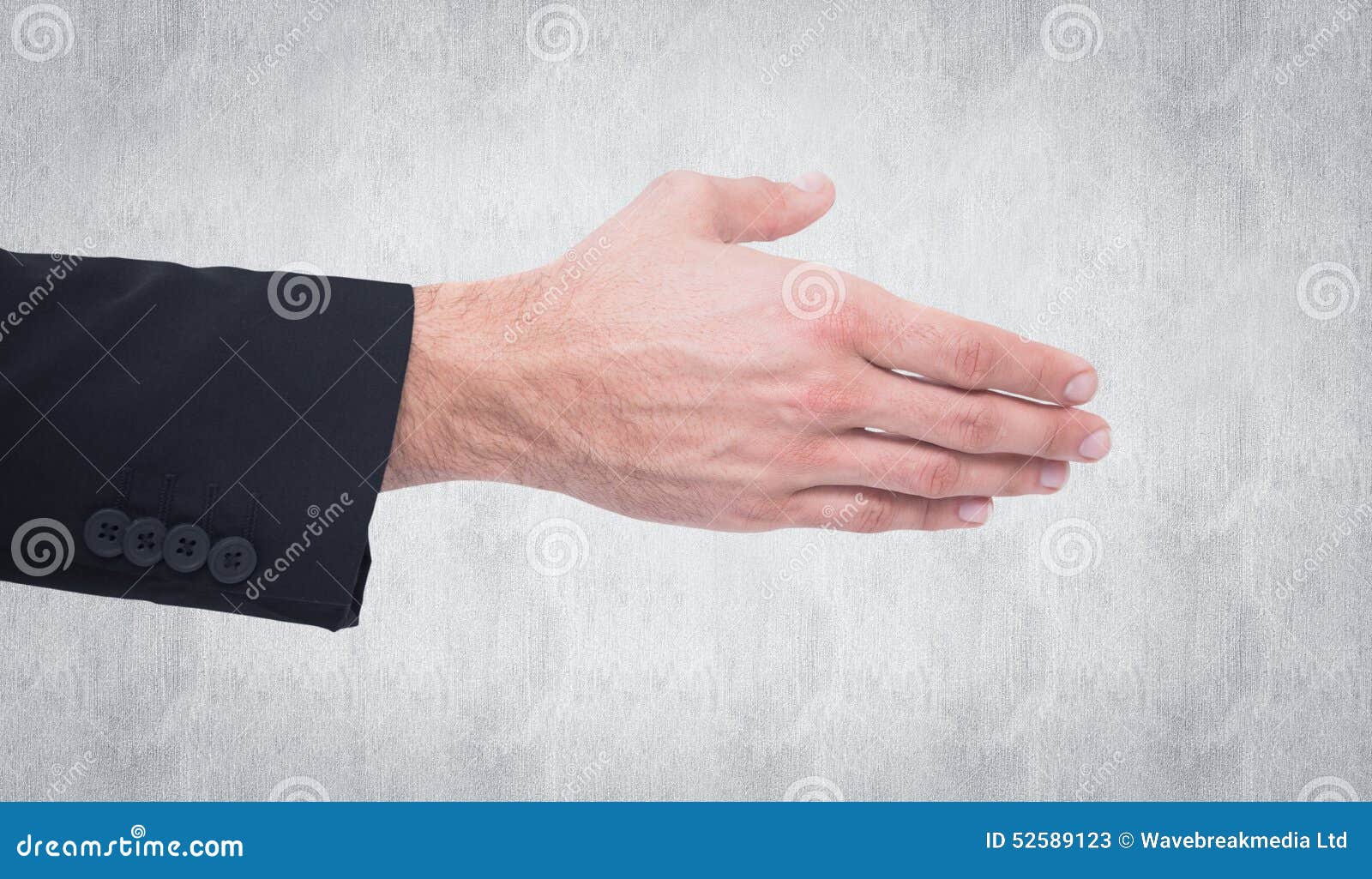Composite Image of Close Up of Businessman Offering Handshake Stock ...