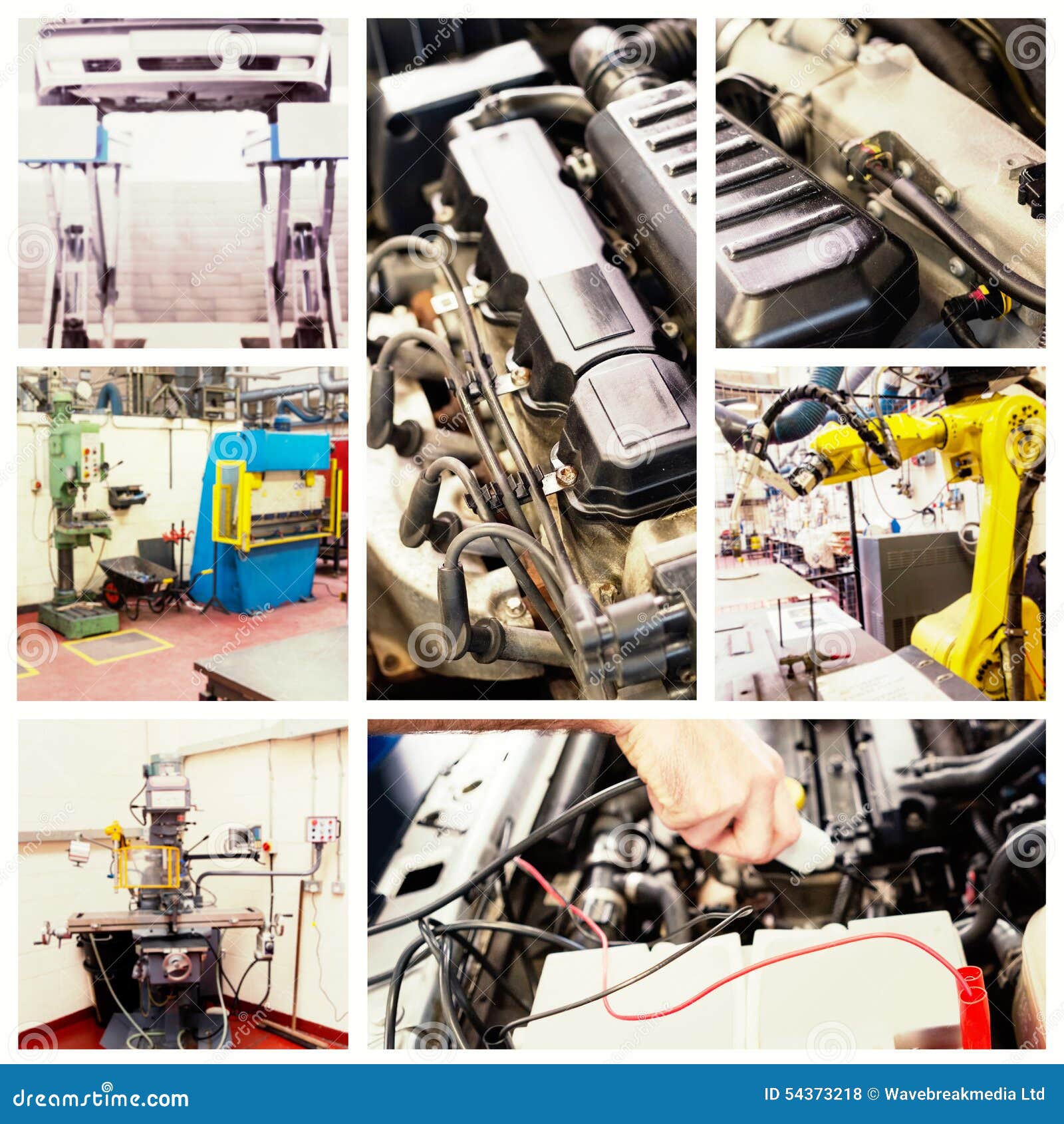 Composite Image of Close Up of Engine Stock Photo - Image of occupation ...