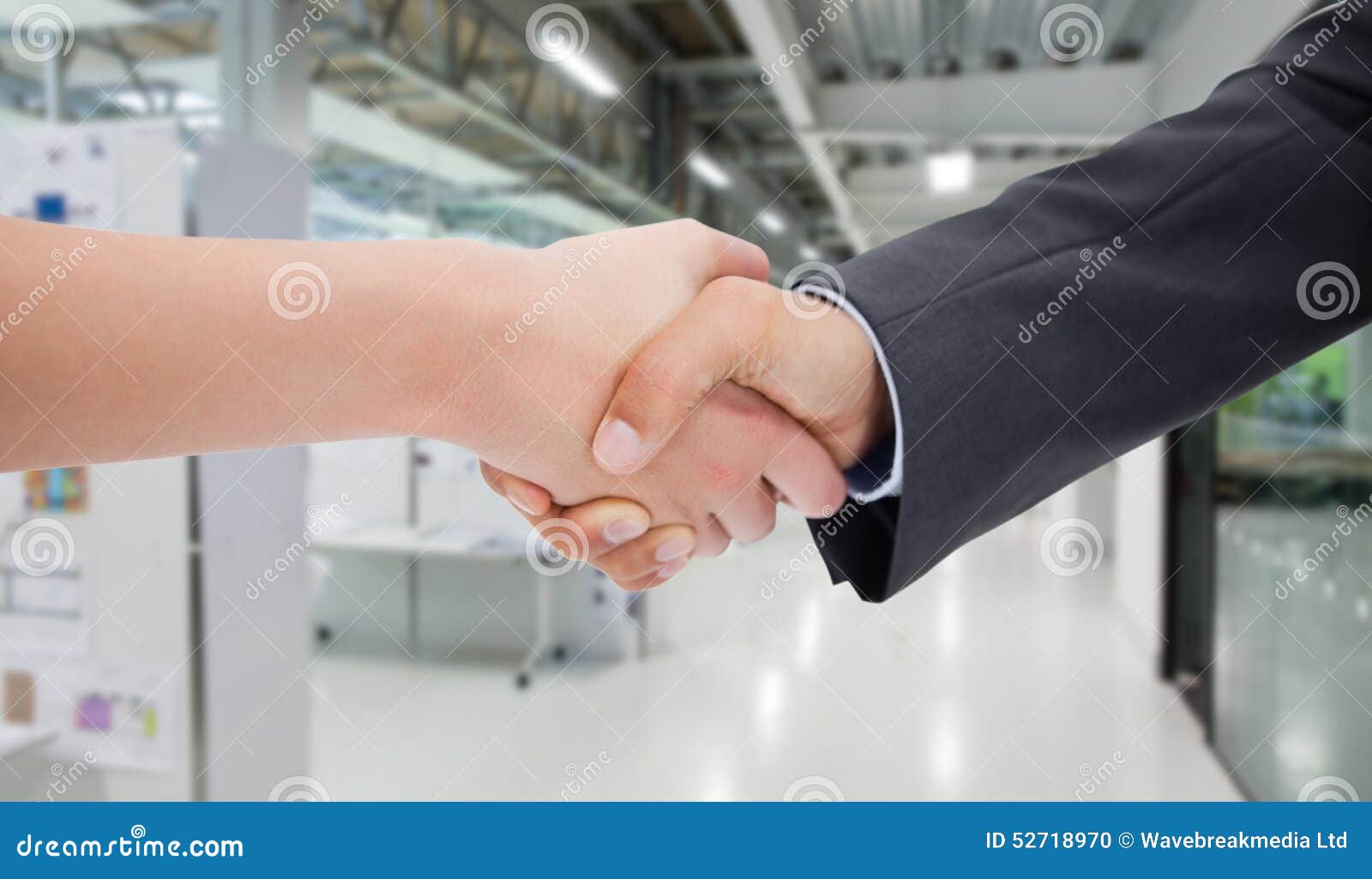 Composite Image of Close Up of a Handshake Stock Photo - Image of ...
