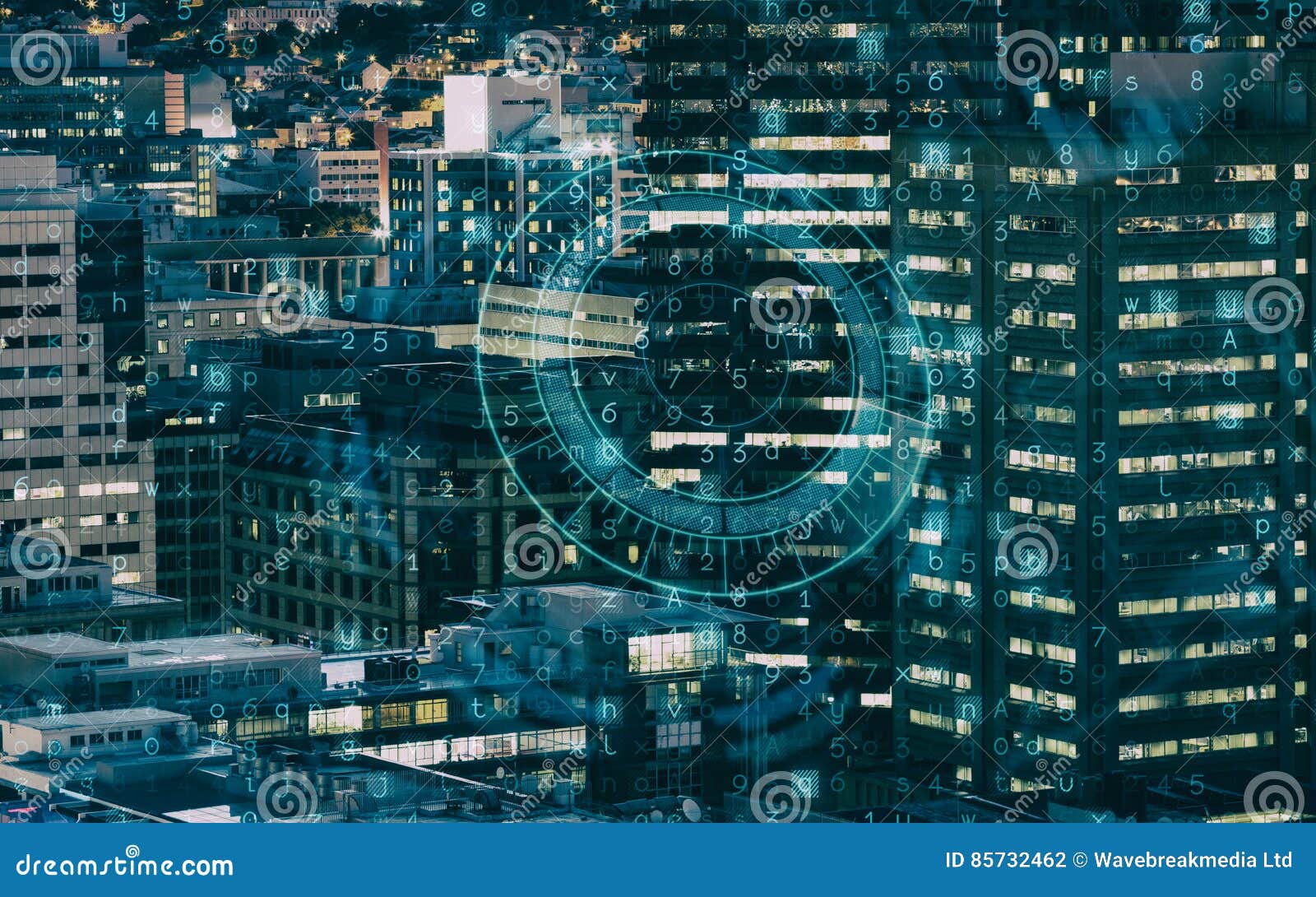 Composite Image of Close-up of Volume Knob Interface Stock Photo ...