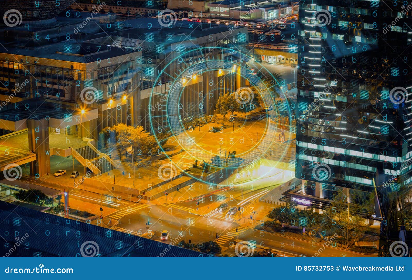 Composite Image of Close-up of Volume Knob Interface Stock Image ...