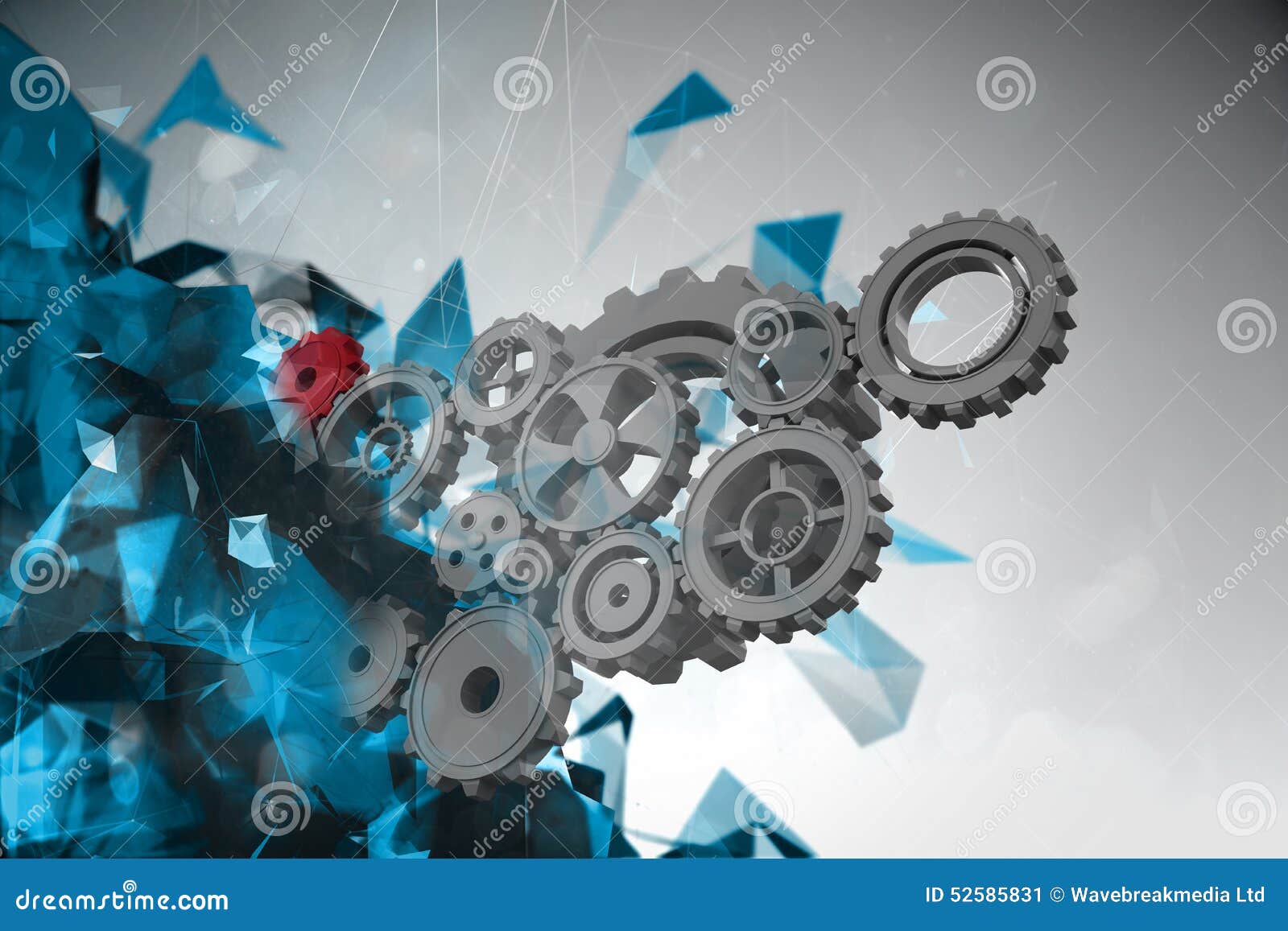 Composite Image of Cogs and Wheels Stock Illustration - Illustration of ...