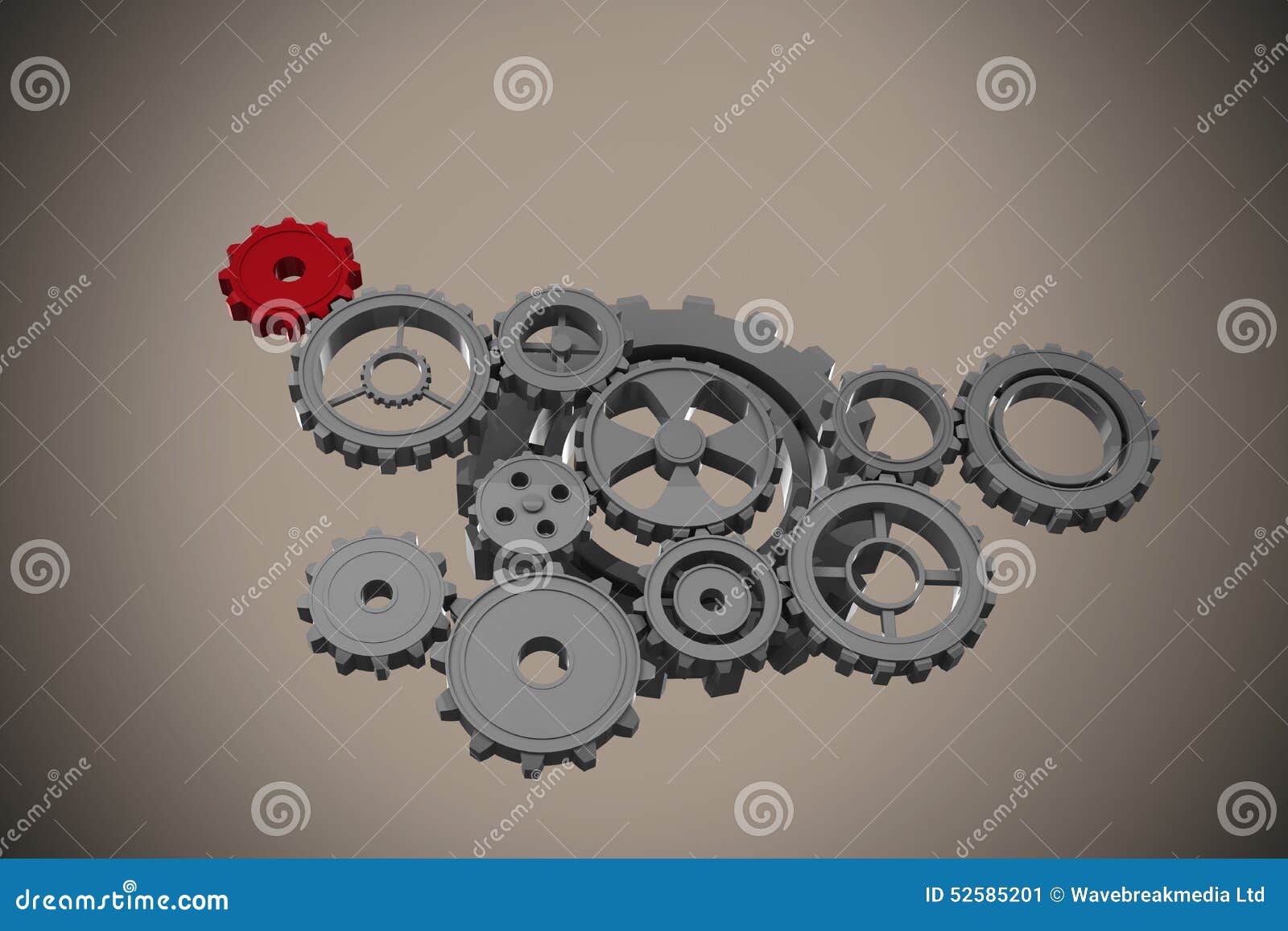 Composite Image of Cogs and Wheels Stock Illustration - Illustration of ...
