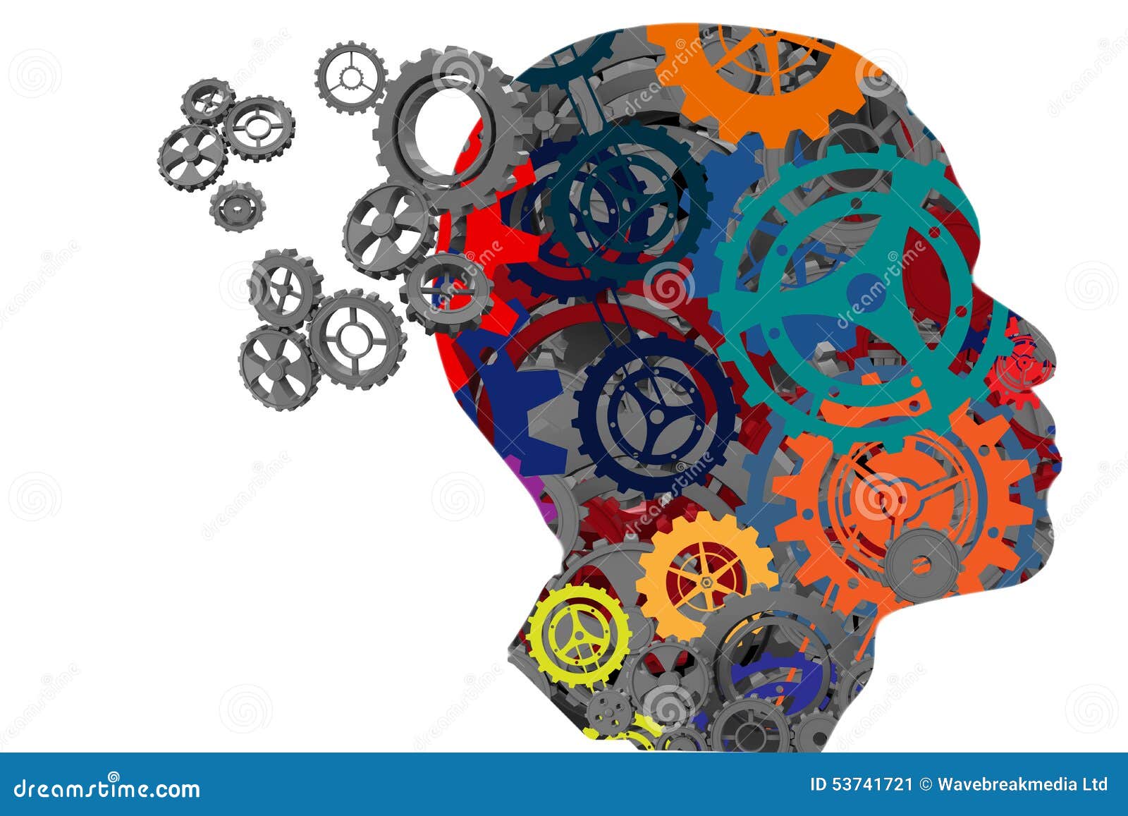 Composite Image of Cogs and Wheels Stock Illustration - Illustration of ...