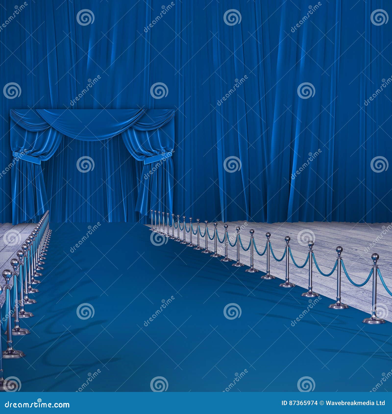 Composite Image of Composite Image of Blue Carpet Event Stock ...