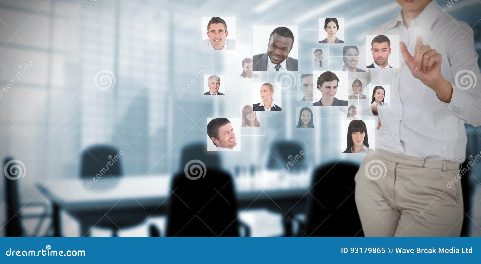 Composite Image of Connection between People Stock Image - Image of ...