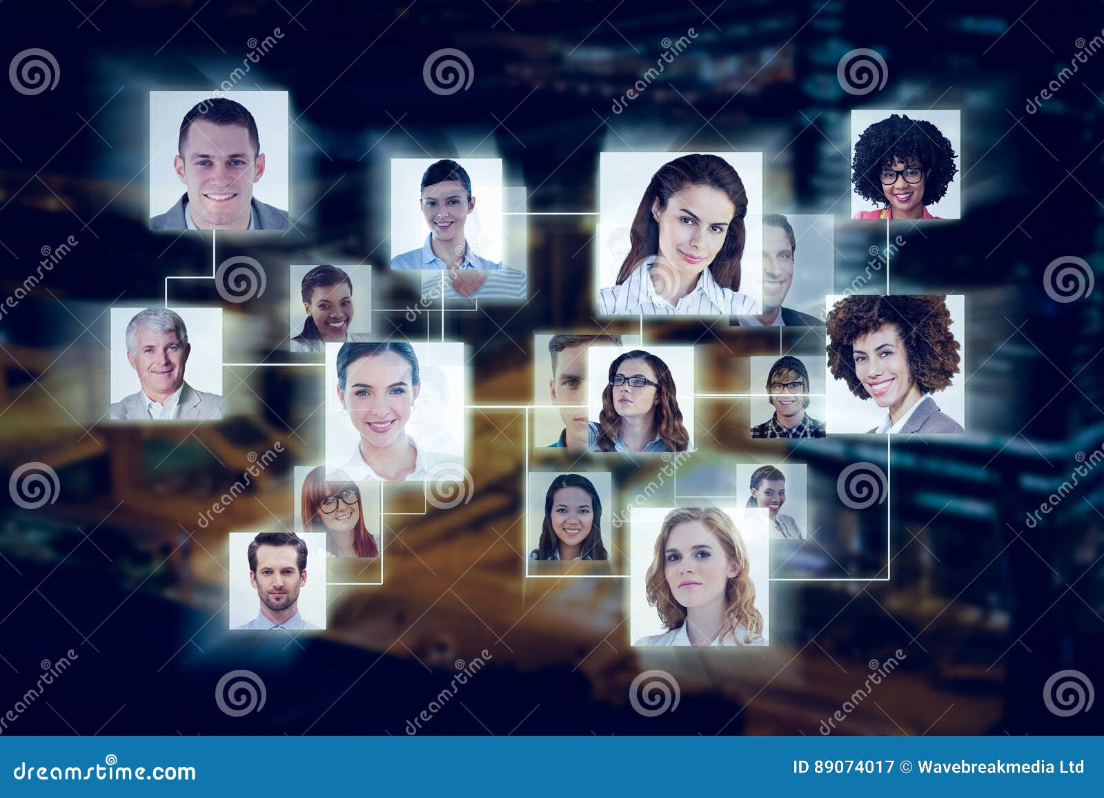 Composite Image of Connection between People Stock Image - Image of ...
