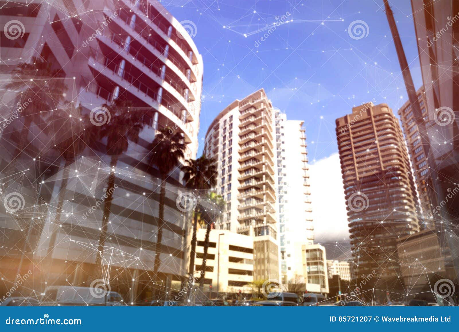 Composite Image of Constellation between Stars Stock Image - Image of ...