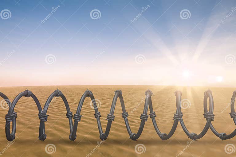 Composite Image of Curled Wire Against White Background 3d Stock Image ...