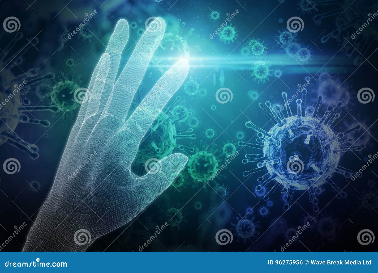 Composite Image of 3d Image of White Human Hand Stock Photo - Image of ...