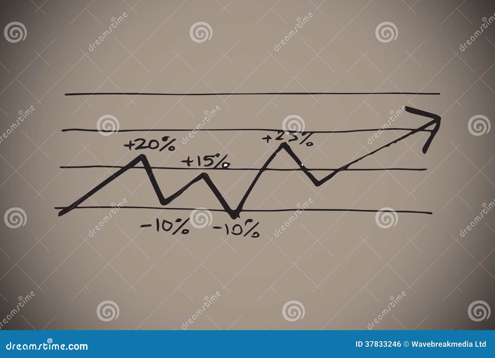Composite Image of Data Analysis Doodle Stock Illustration ...