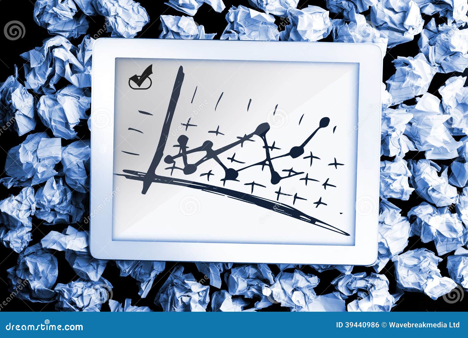 Composite Image of Data Analysis Doodle Stock Illustration ...
