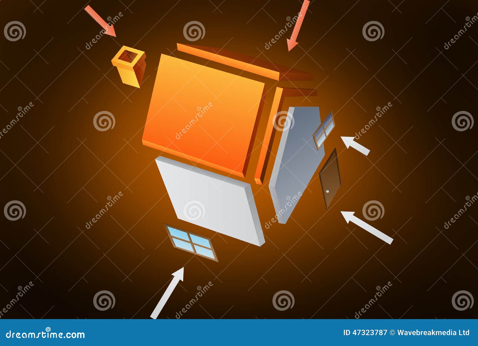 Deconstructed House Stock Illustrations – 2 Deconstructed House Stock ...