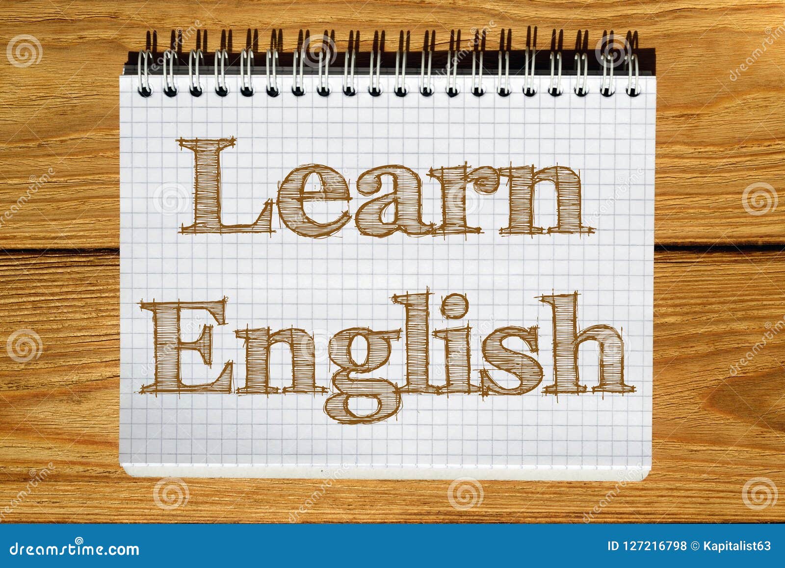 Composite Image of Digital Image of Learn English Text Stock ...