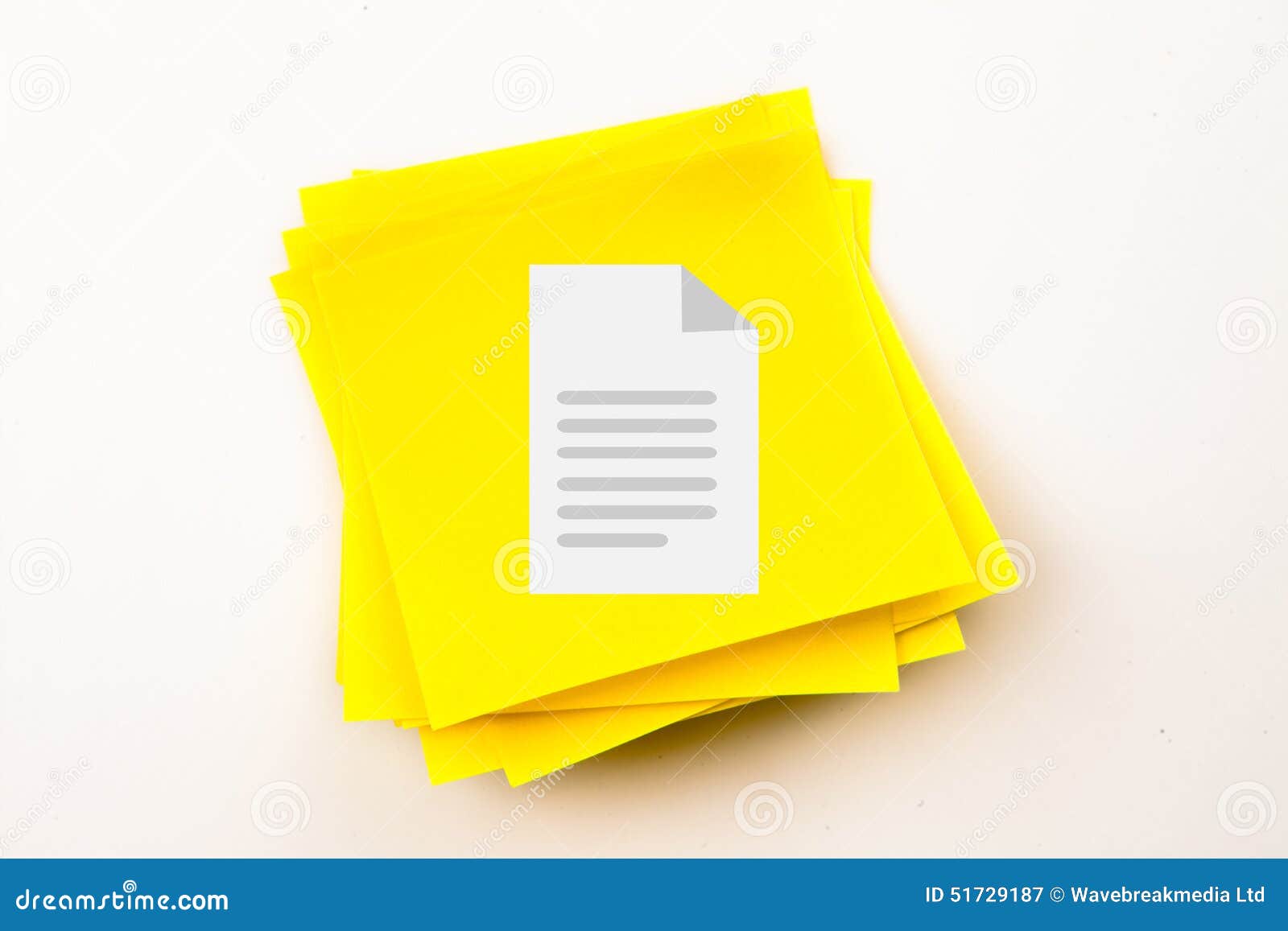 A Composite Image of Document Stock Illustration - Illustration of ...